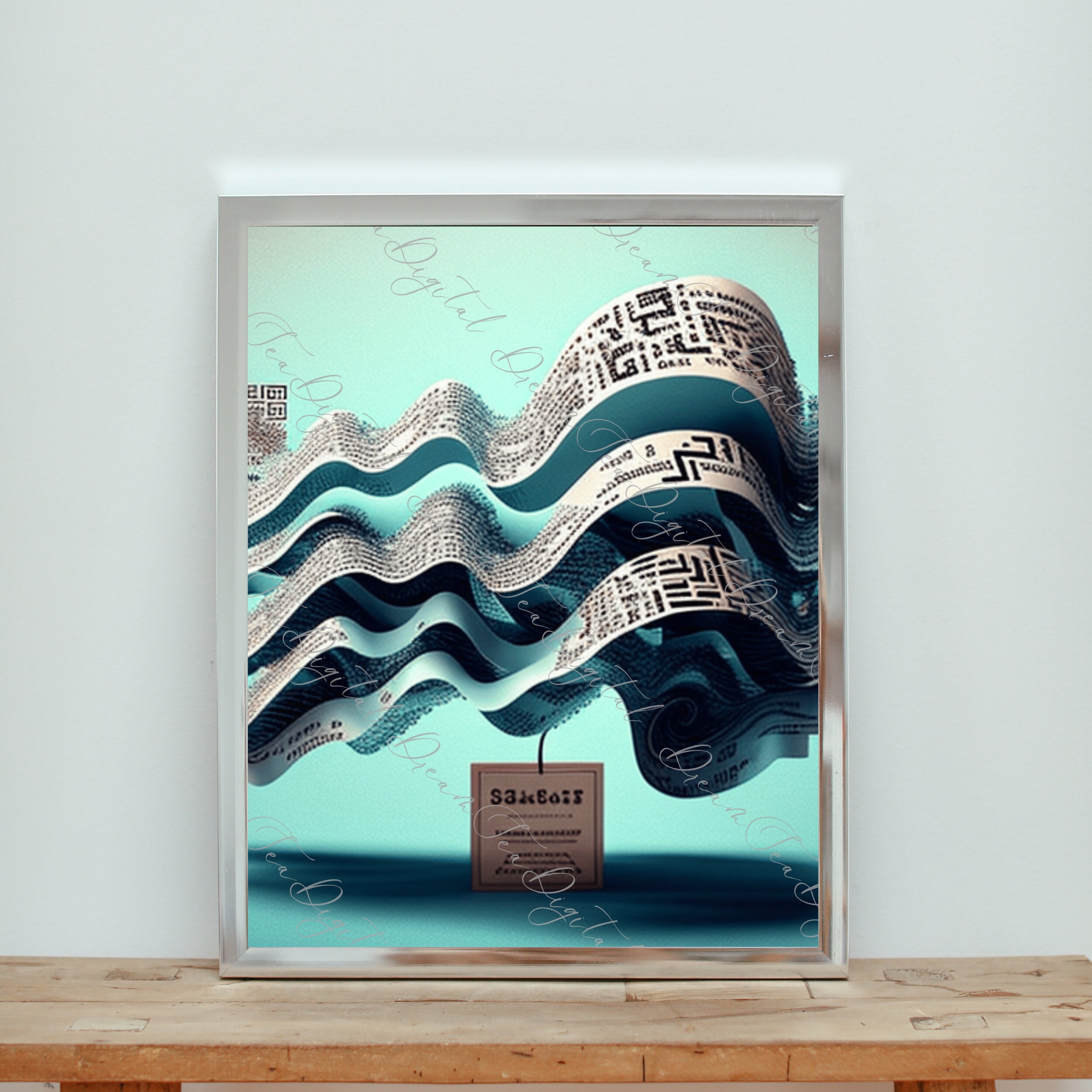 QR Code Soundwave Midjourney Sound Wave Soundwave Art Angel Numberangel ...