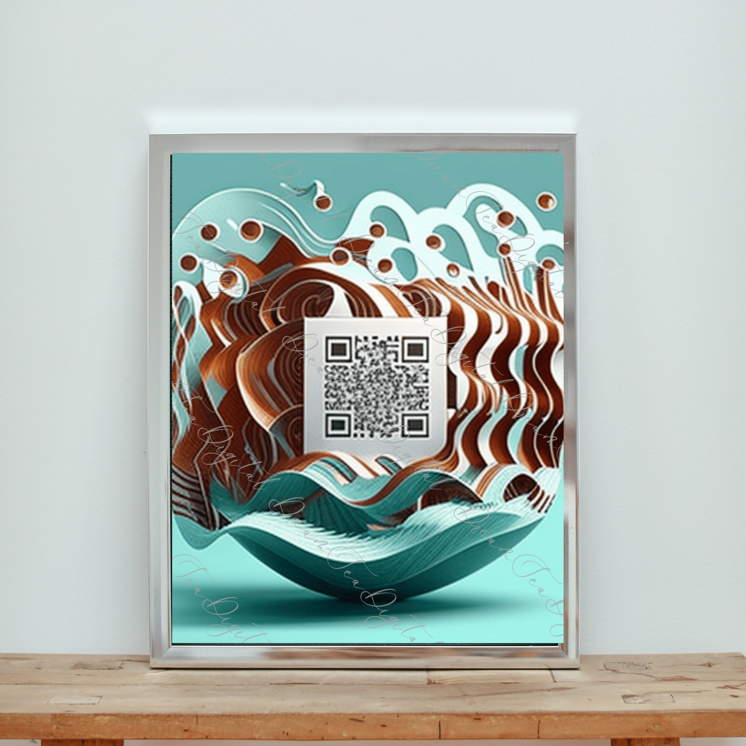 QR Code Soundwave Midjourney Sound Wave Soundwave Art Angel Numberangel ...