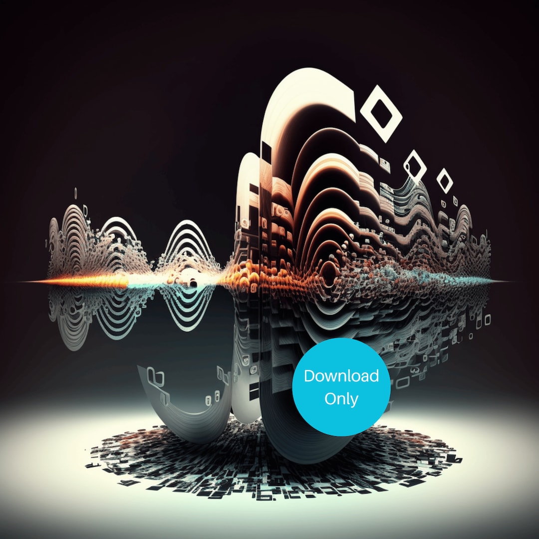 QR Code Soundwave Midjourney Sound Wave Soundwave Art Angel Numberangel ...