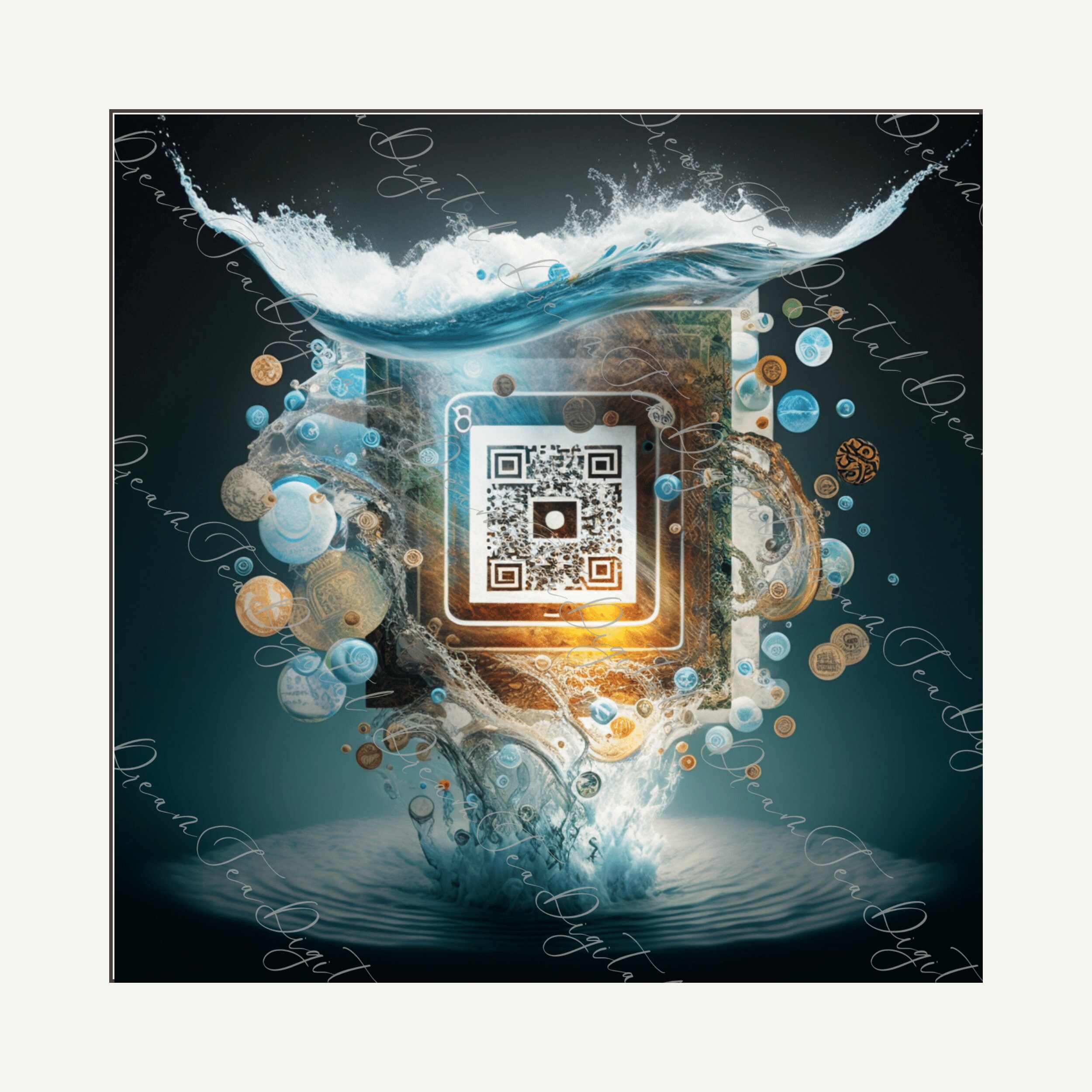 QR Code Soundwave Midjourney Sound Wave Soundwave Art Angel Numberangel ...