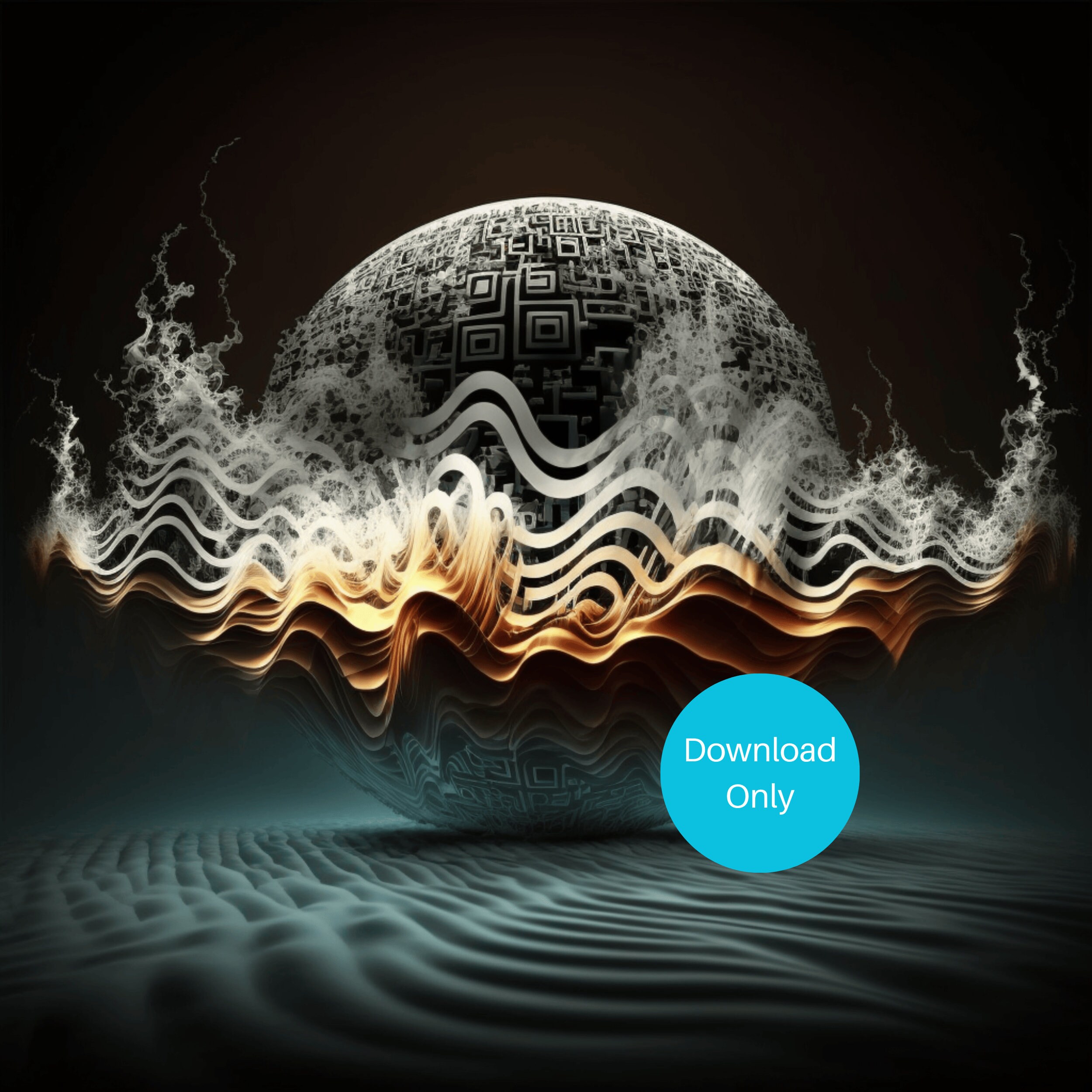 Soundwave Qr Code Midjourney Sound Wave Soundwave Art Angel Numberangel ...