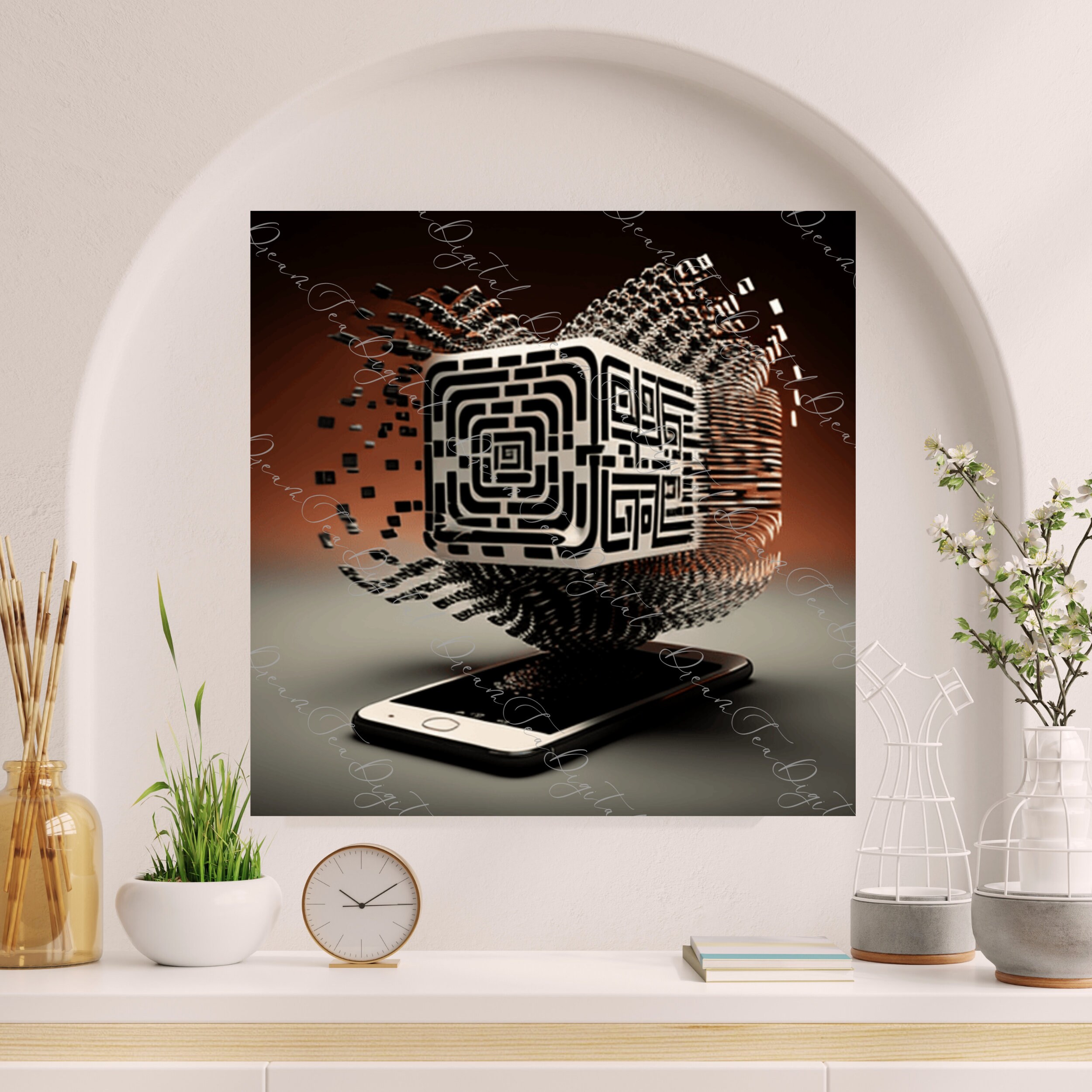 QR Code Soundwave Midjourney Sound Wave Soundwave Art Angel Numberangel ...