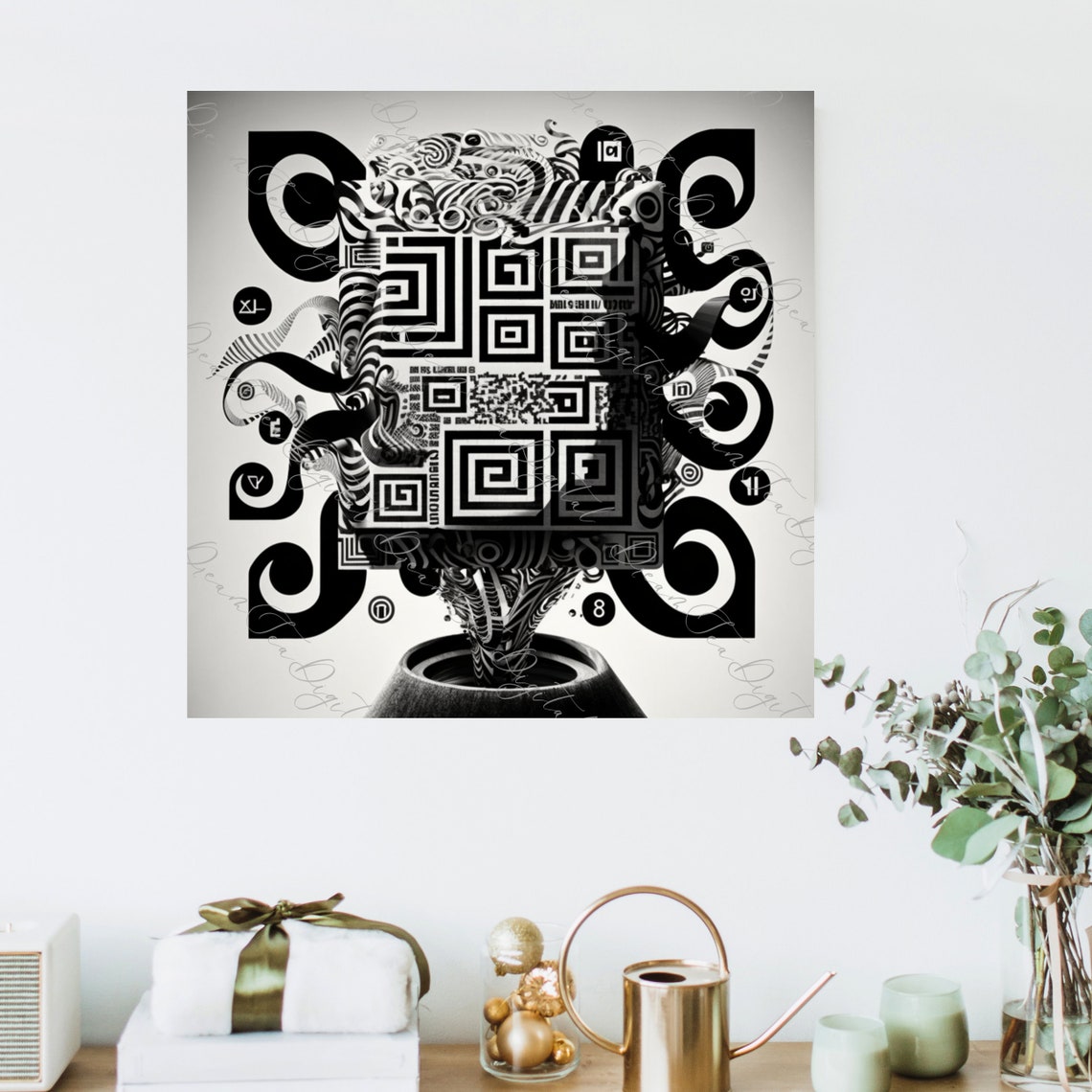 QR Code Soundwave Midjourney Sound Wave Soundwave Art Angel Numberangel ...
