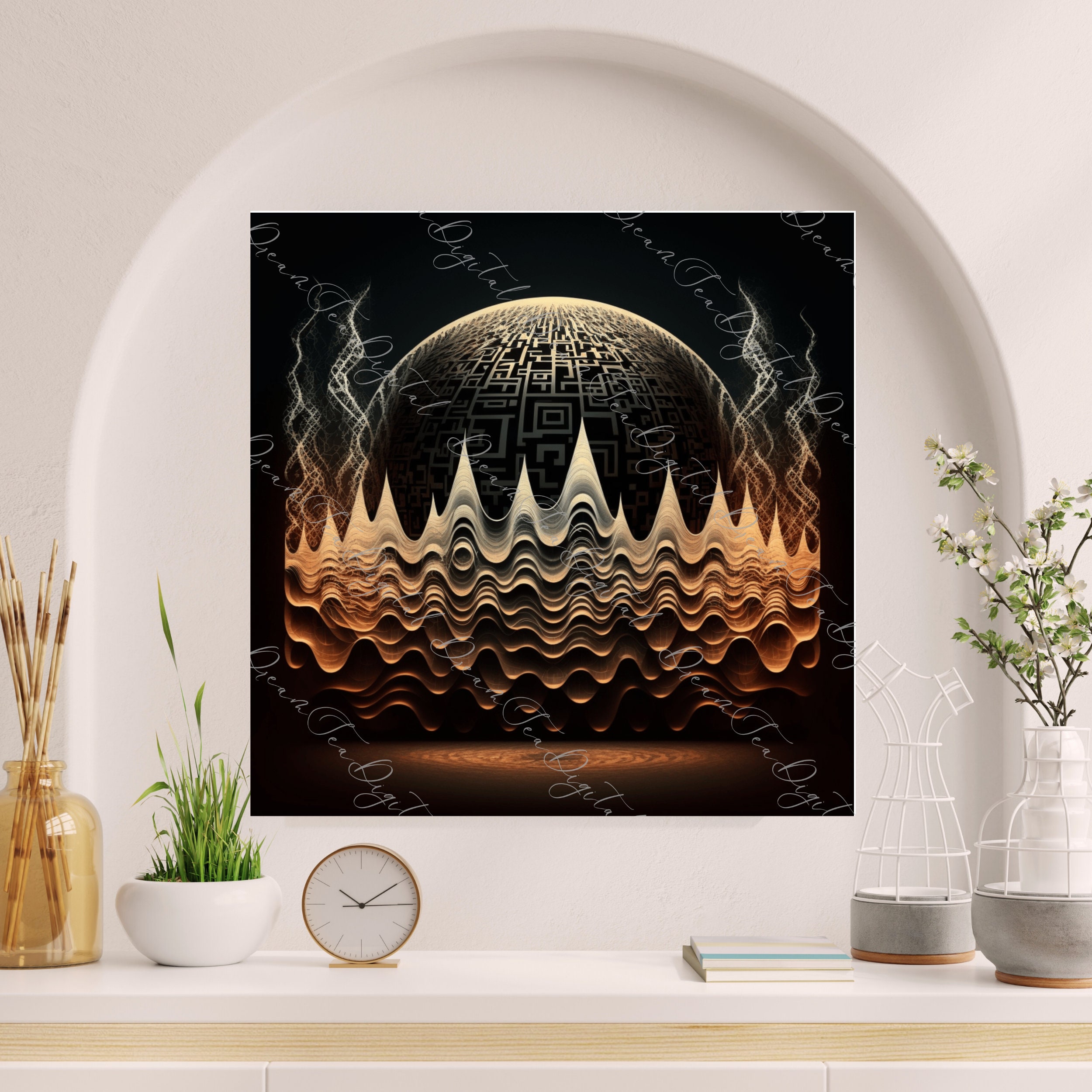 QR Code Soundwave Midjourney Sound Wave Soundwave Art Angel Numberangel ...