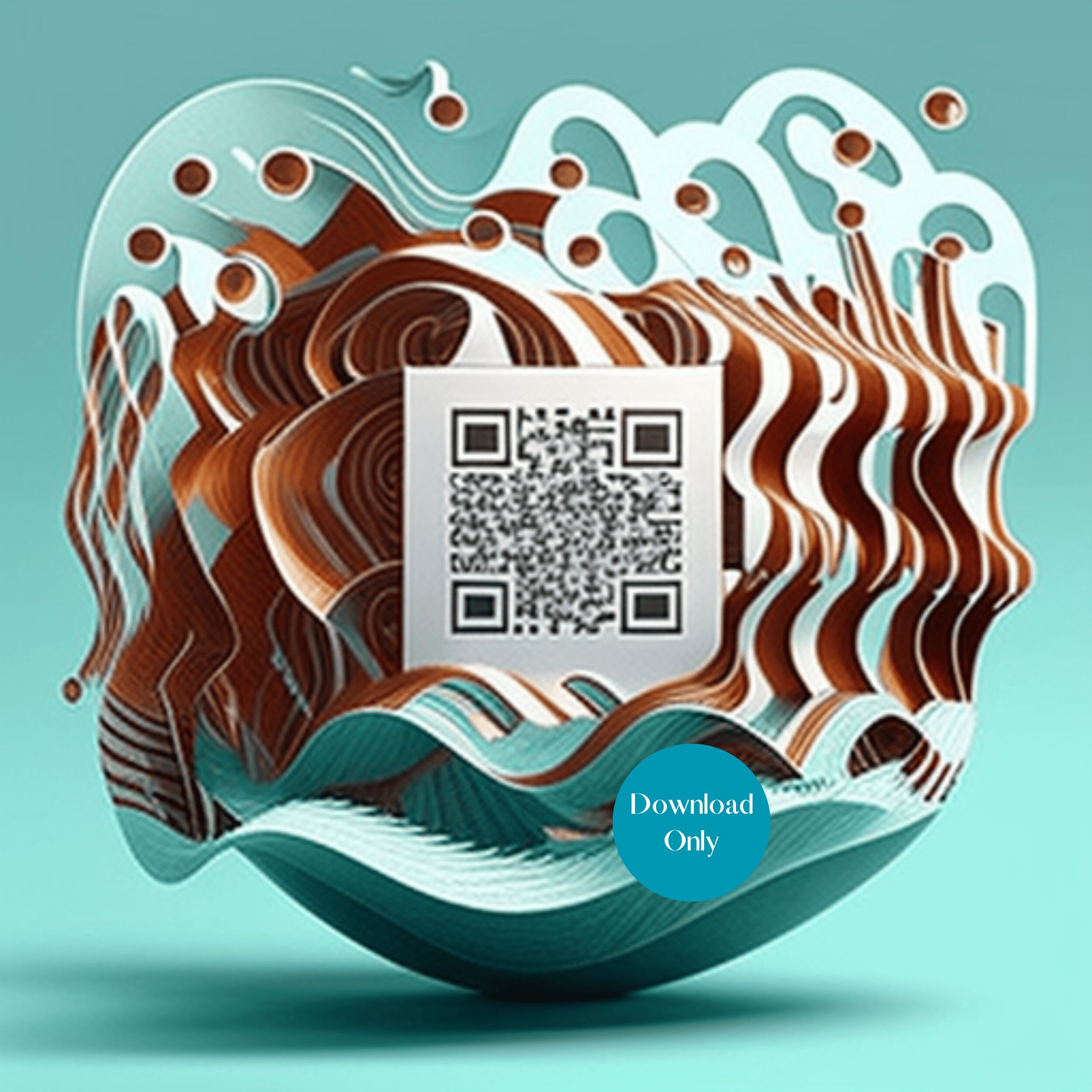 QR Code Soundwave Midjourney Sound Wave Soundwave Art Angel Numberangel ...