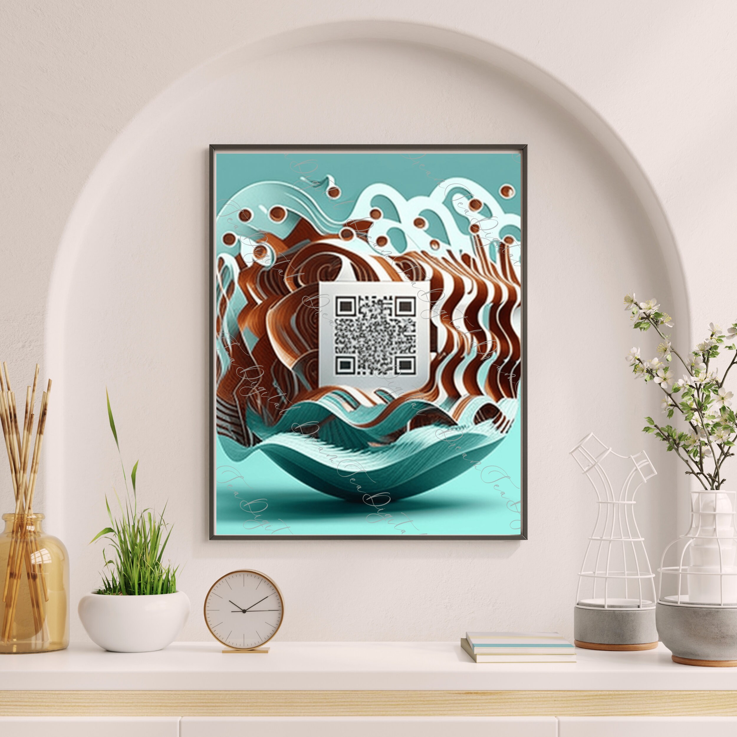 QR Code Soundwave Midjourney Sound Wave Soundwave Art Angel Numberangel ...