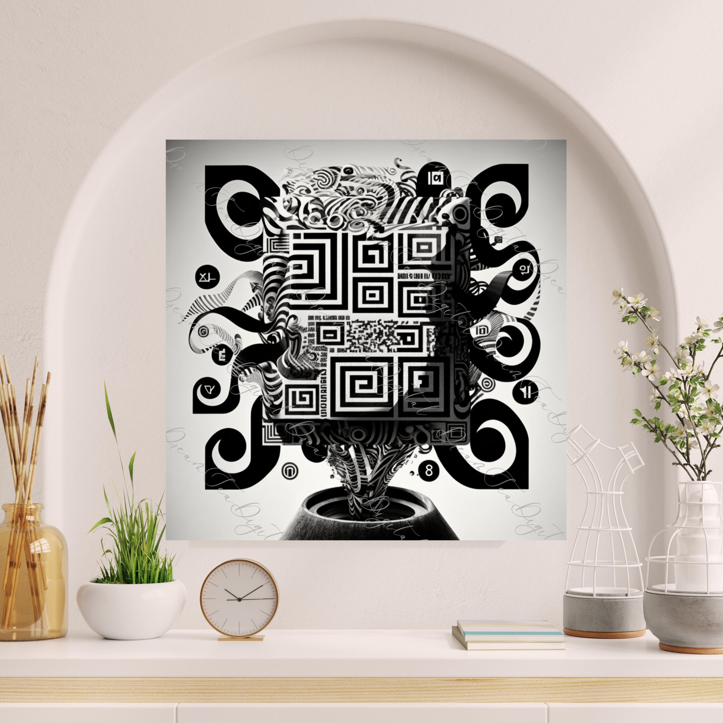 QR Code Soundwave Midjourney Sound Wave Soundwave Art Angel Numberangel ...