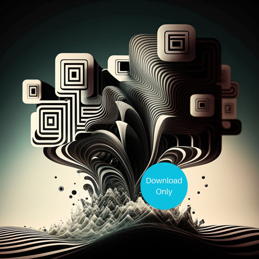 QR Code Soundwave Midjourney Sound Wave Soundwave Art Angel Numberangel ...
