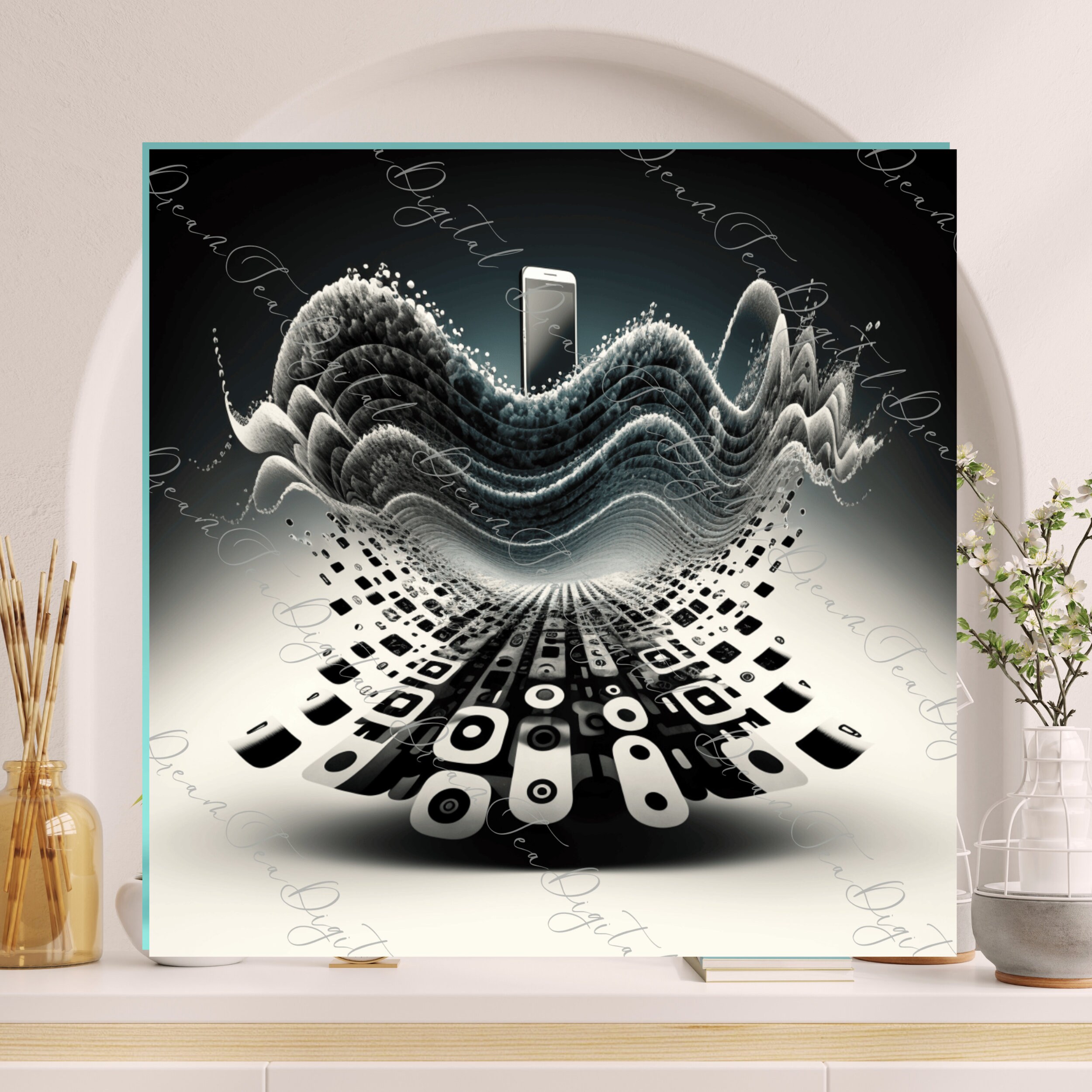 Soundwave Qr Codes Midjourney Sound Wave Soundwave Art Angel ...