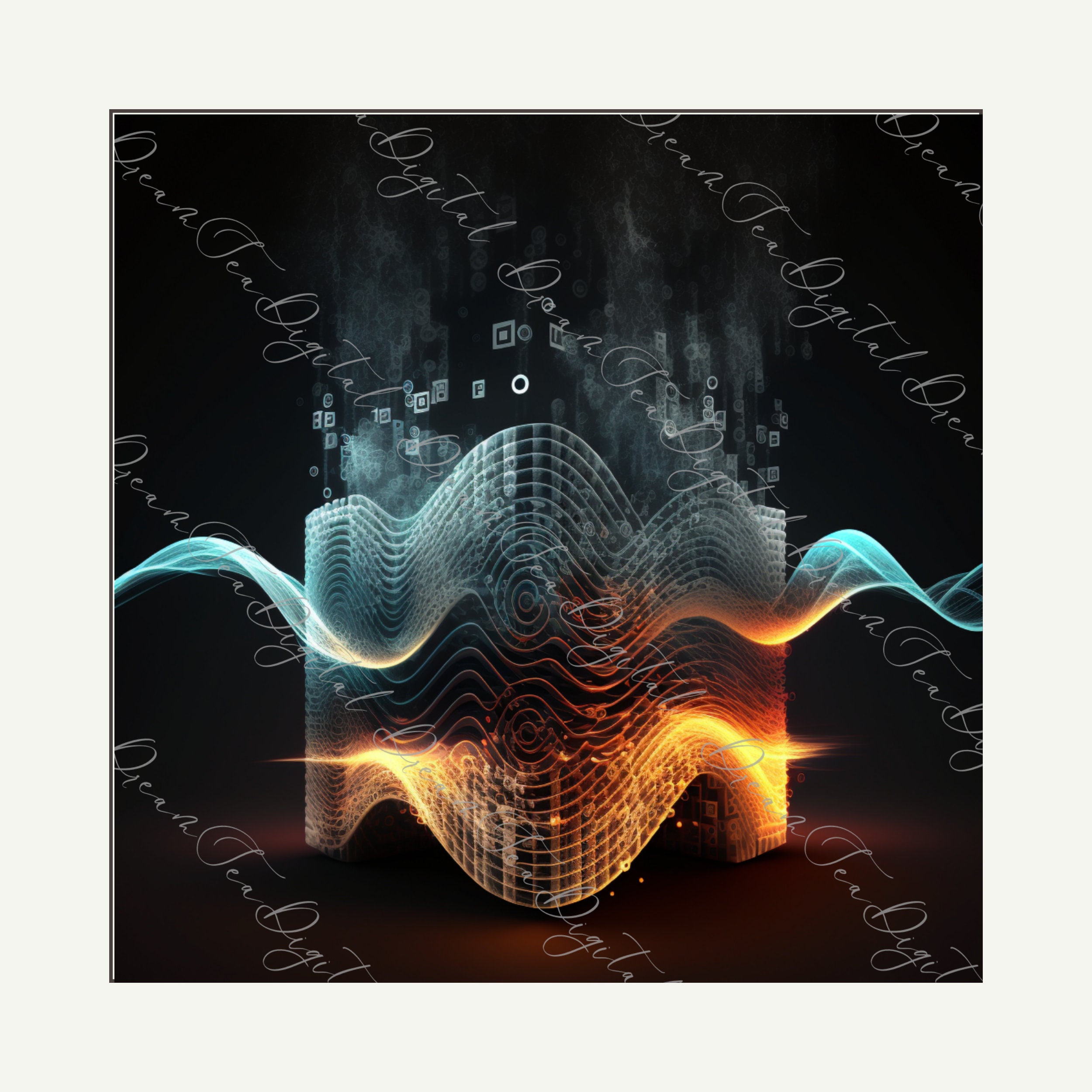 Soundwave QR Code Midjourney Sound Wave Soundwave Art Angel Numberangel ...