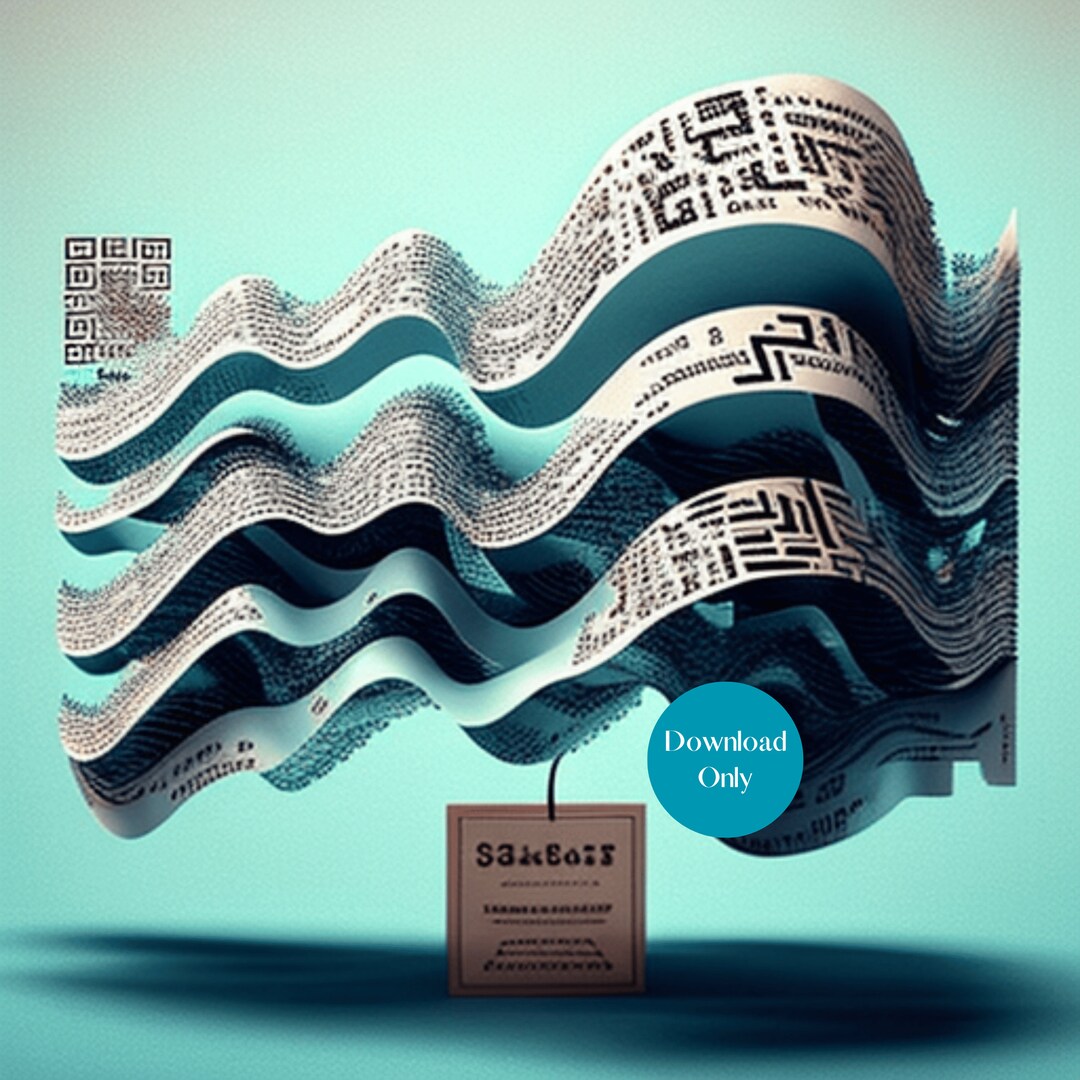QR Code Soundwave Midjourney Sound Wave Soundwave Art Angel Numberangel ...