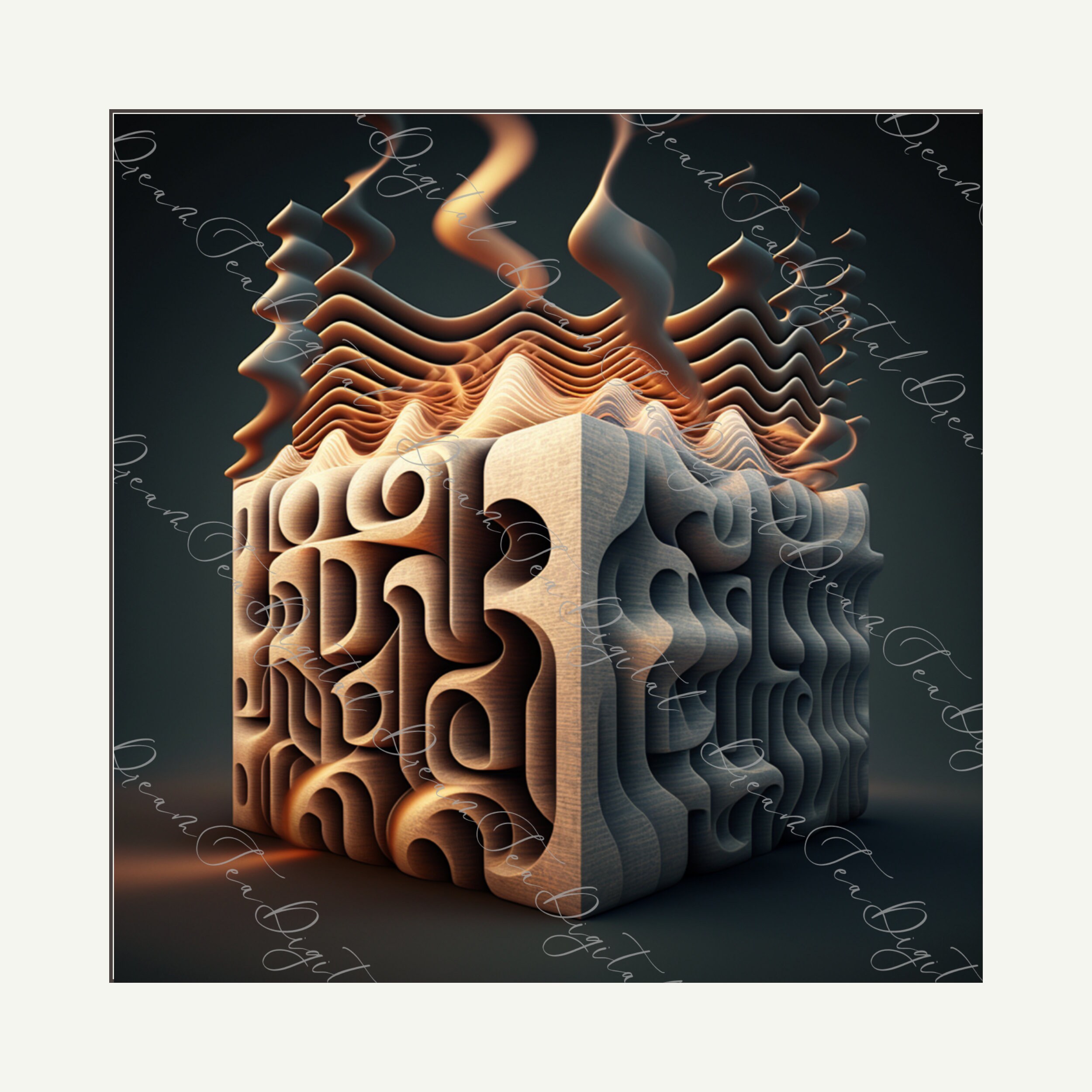 QR Code Soundwave Midjourney Sound Wave Soundwave Art Angel Numberangel ...