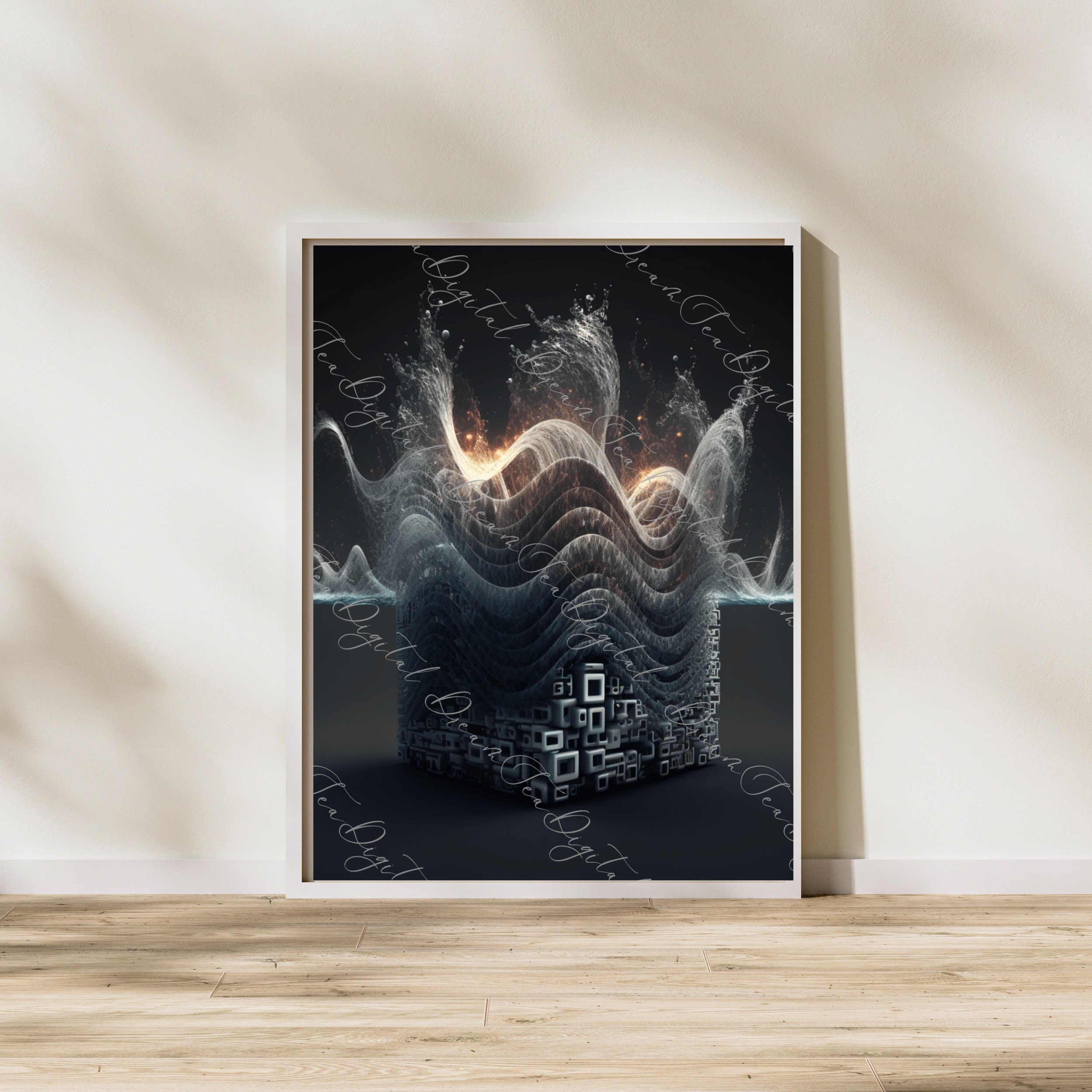 Soundwave QR Code Midjourney Sound Wave Soundwave Art Angel Numberangel ...