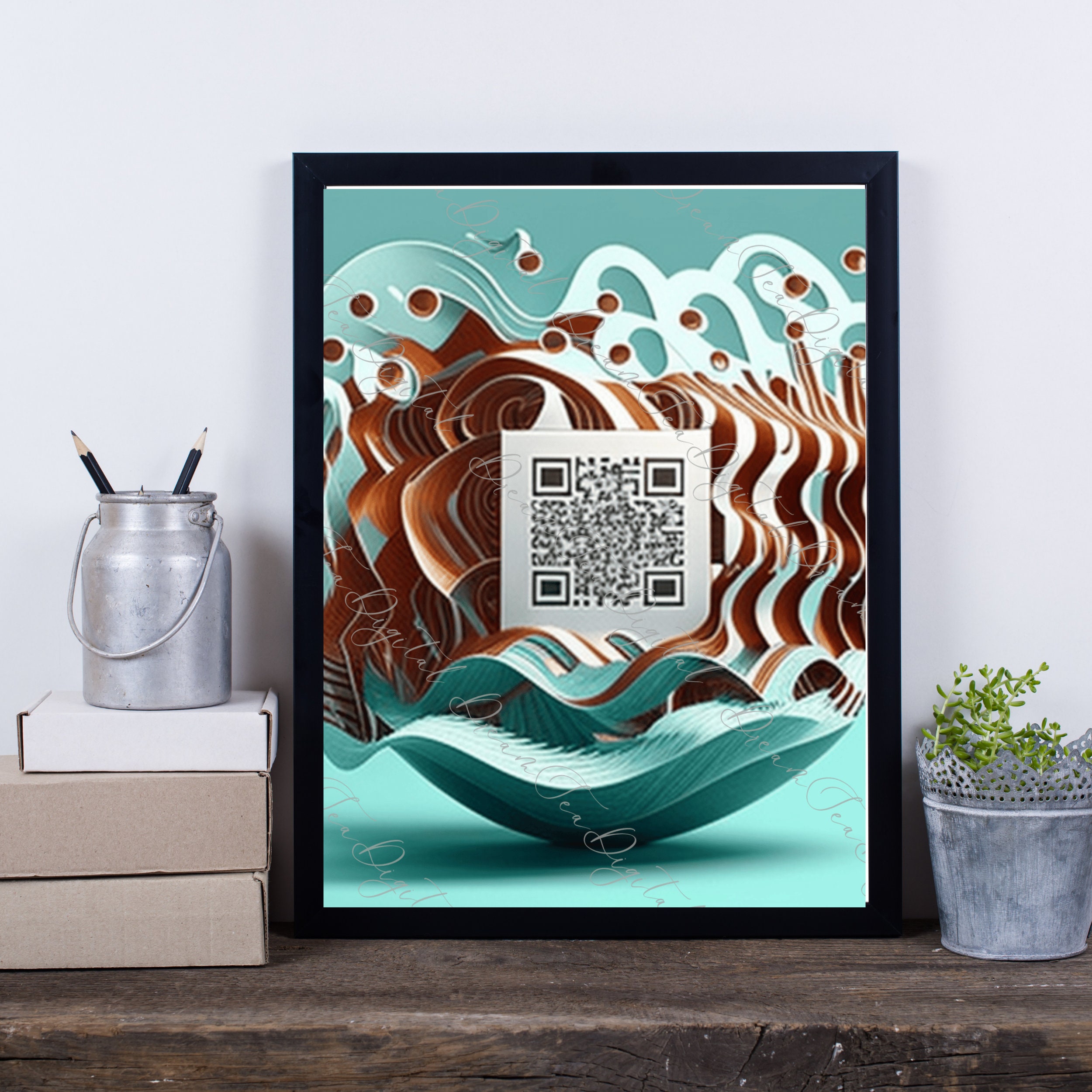 QR Code Soundwave Midjourney Sound Wave Soundwave Art Angel Numberangel ...