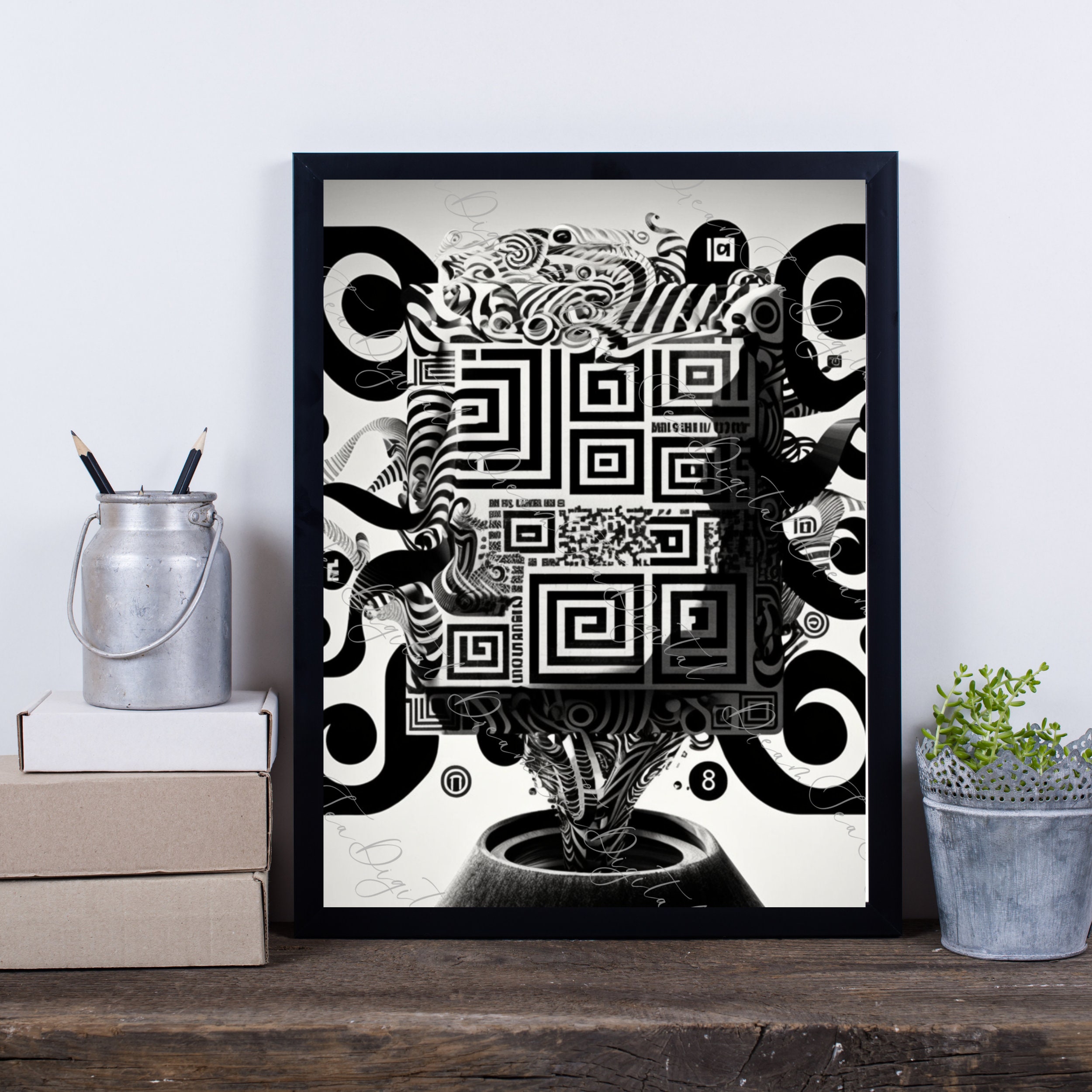 QR Code Soundwave Midjourney Sound Wave Soundwave Art Angel Numberangel ...