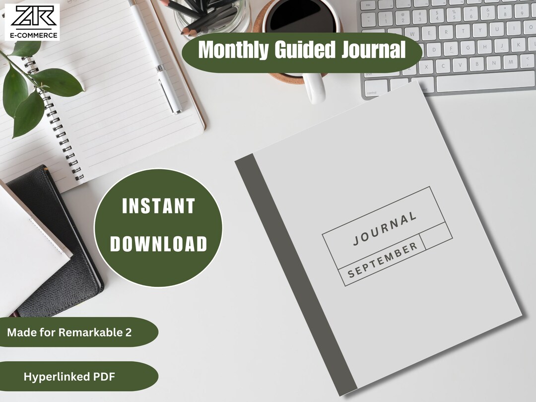 Daily Journal Digital Diary Printable Personal Log Templates Self Care ...