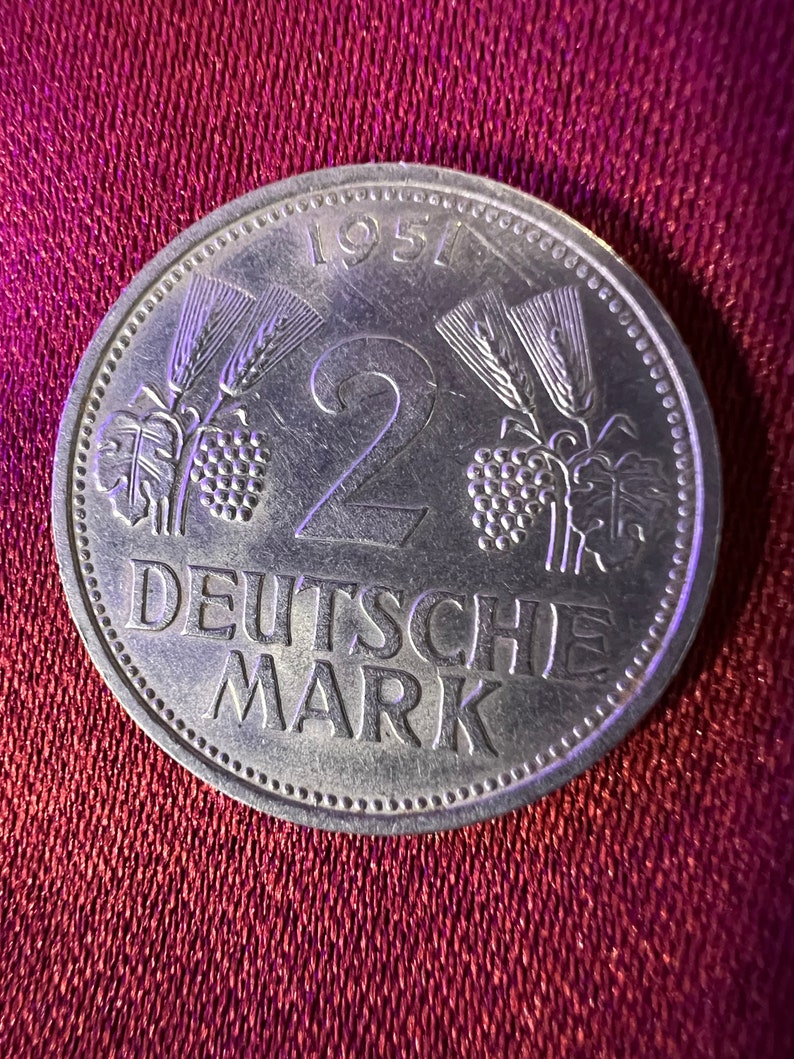 2 Mark From Germany, Minted in 1951, and in IMMACULATE Condition ...