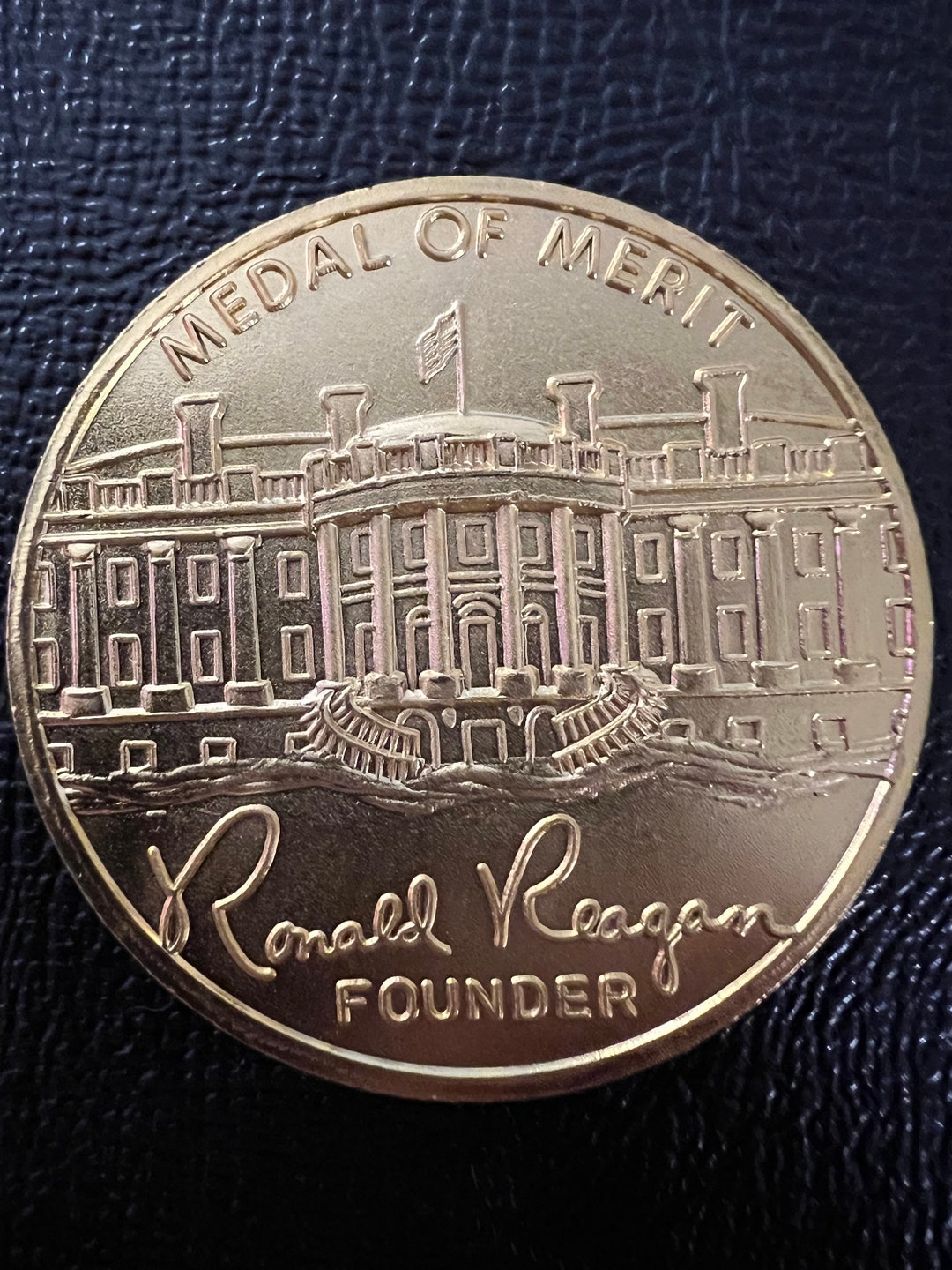 Oversized Ronald Reagan Medal of Merit: Presidential Task Force Coin - Etsy