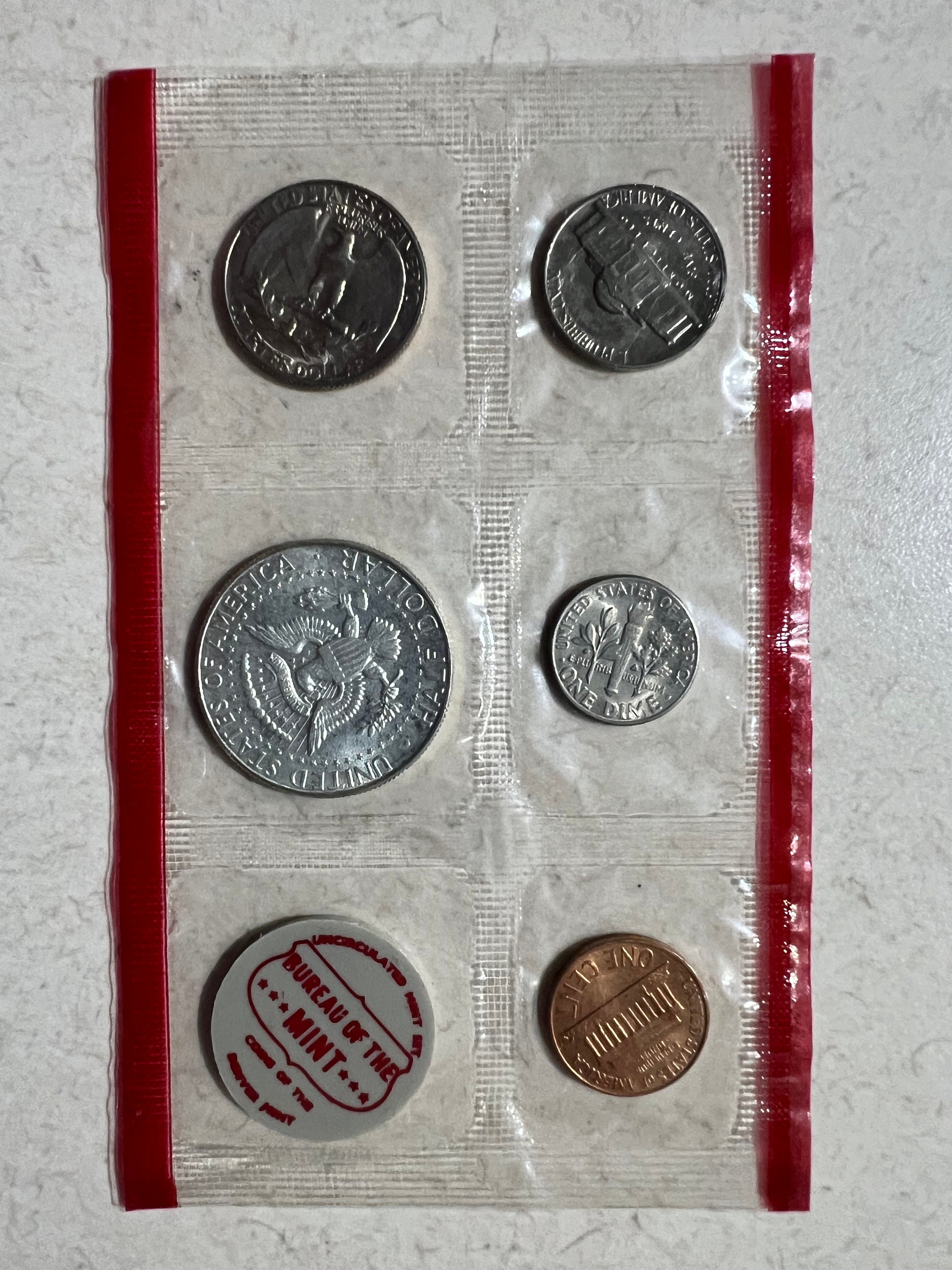 1968 Uncirculated and SEALED From Denver Mint Full Set of Coins - Etsy