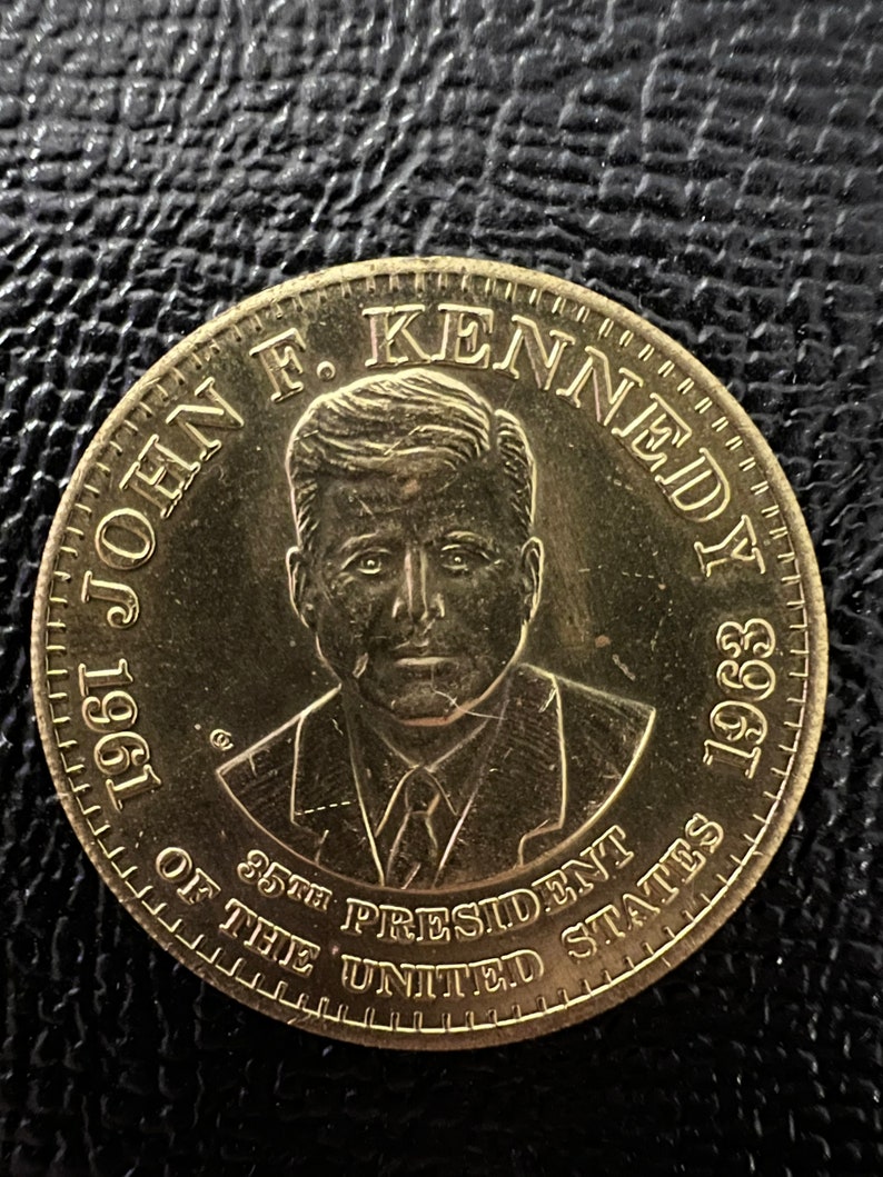 Beautiful John F. Kennedy Memorial Coin in Incredible Condition - Etsy