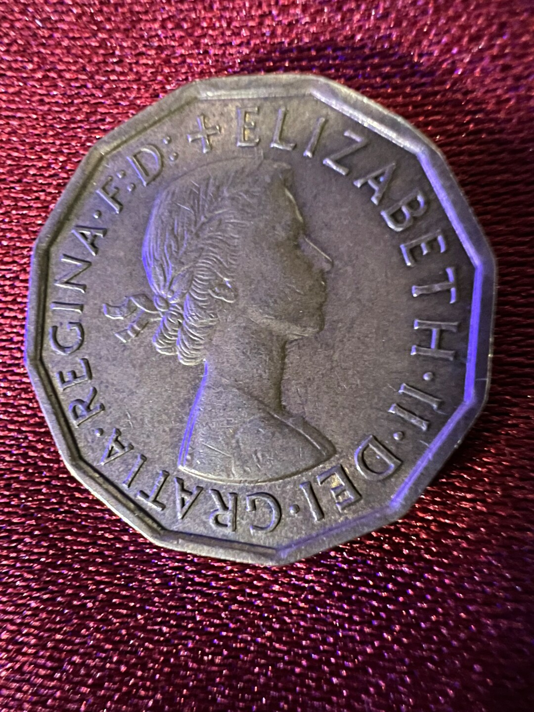 3 Pence Coin From the United Kingdom, Minted in 1965 - Etsy