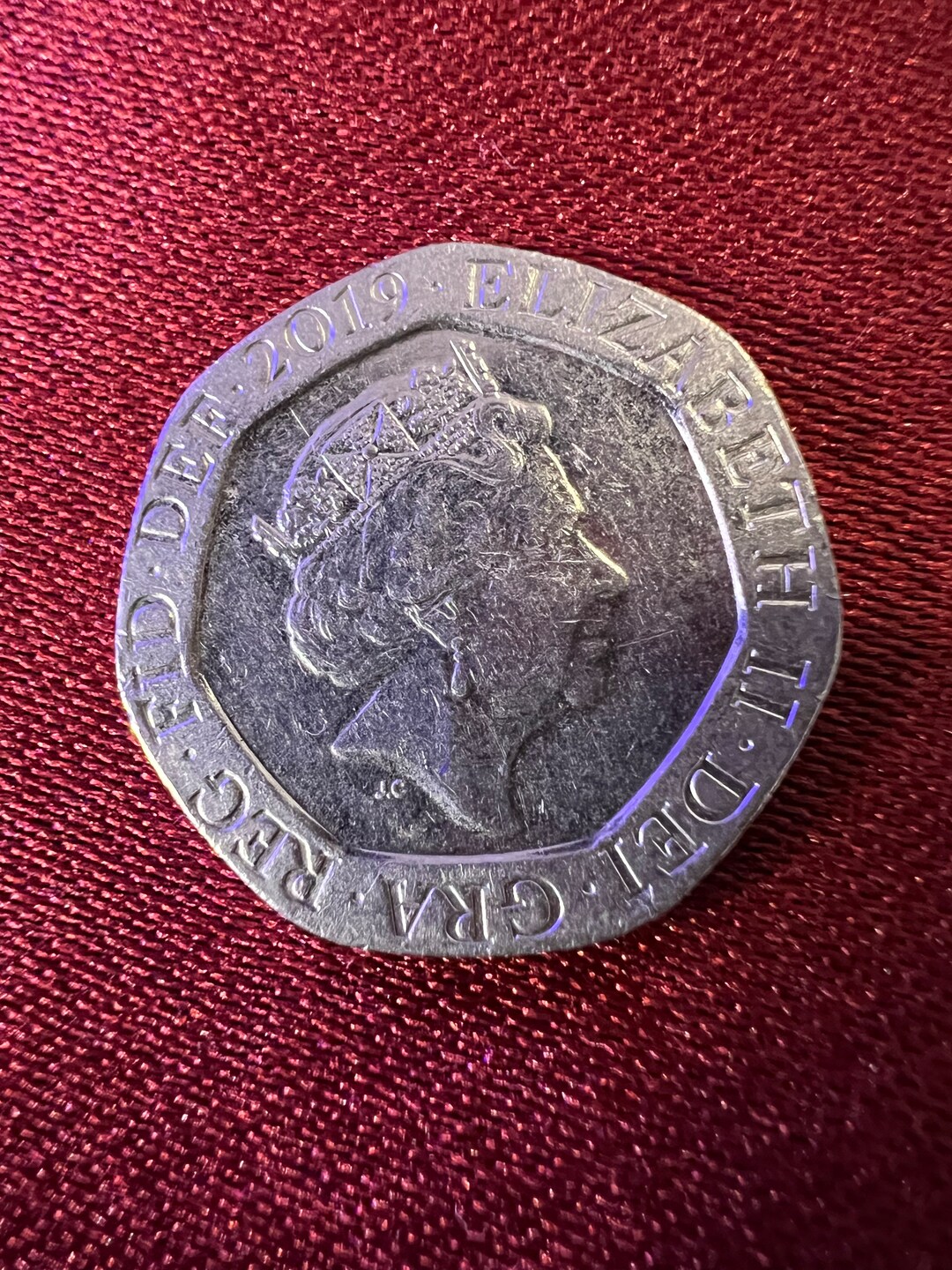 20 Pence From the United Kingdom, Minted in 2019 - Etsy