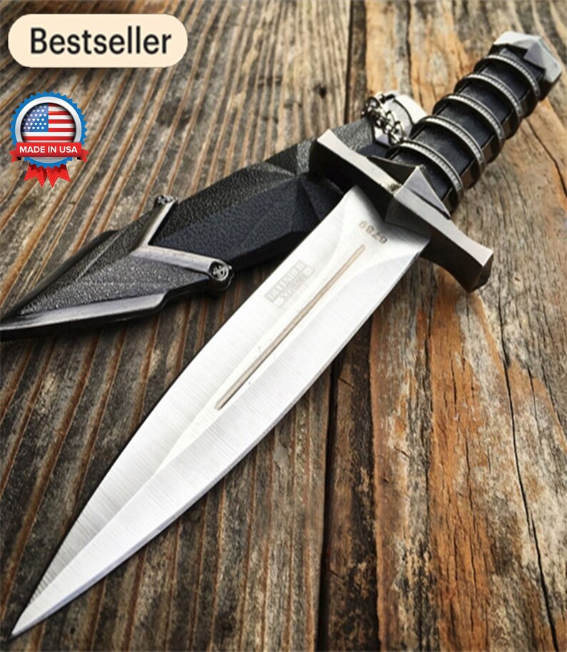 11 Dark Assassin Stainless Steel Medieval Short Sword Dagger W/ Sheath ...