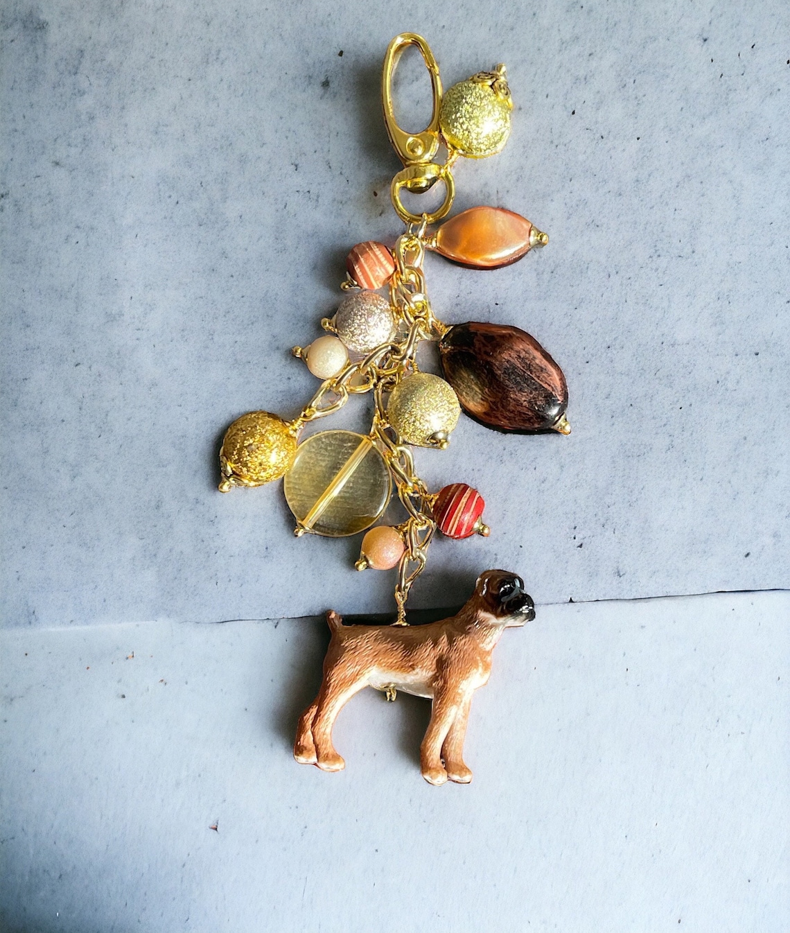 Doggie Beaded Purse Charm, Chunky Chain Purse Charm, Keychain,backpack ...