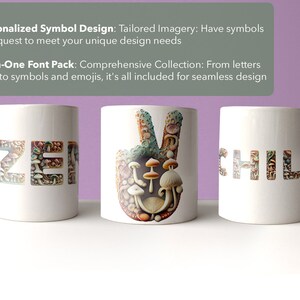 Fantasy Mushroom Font, Magical Alphabet Clipart, Fantasy PNG Letters ...