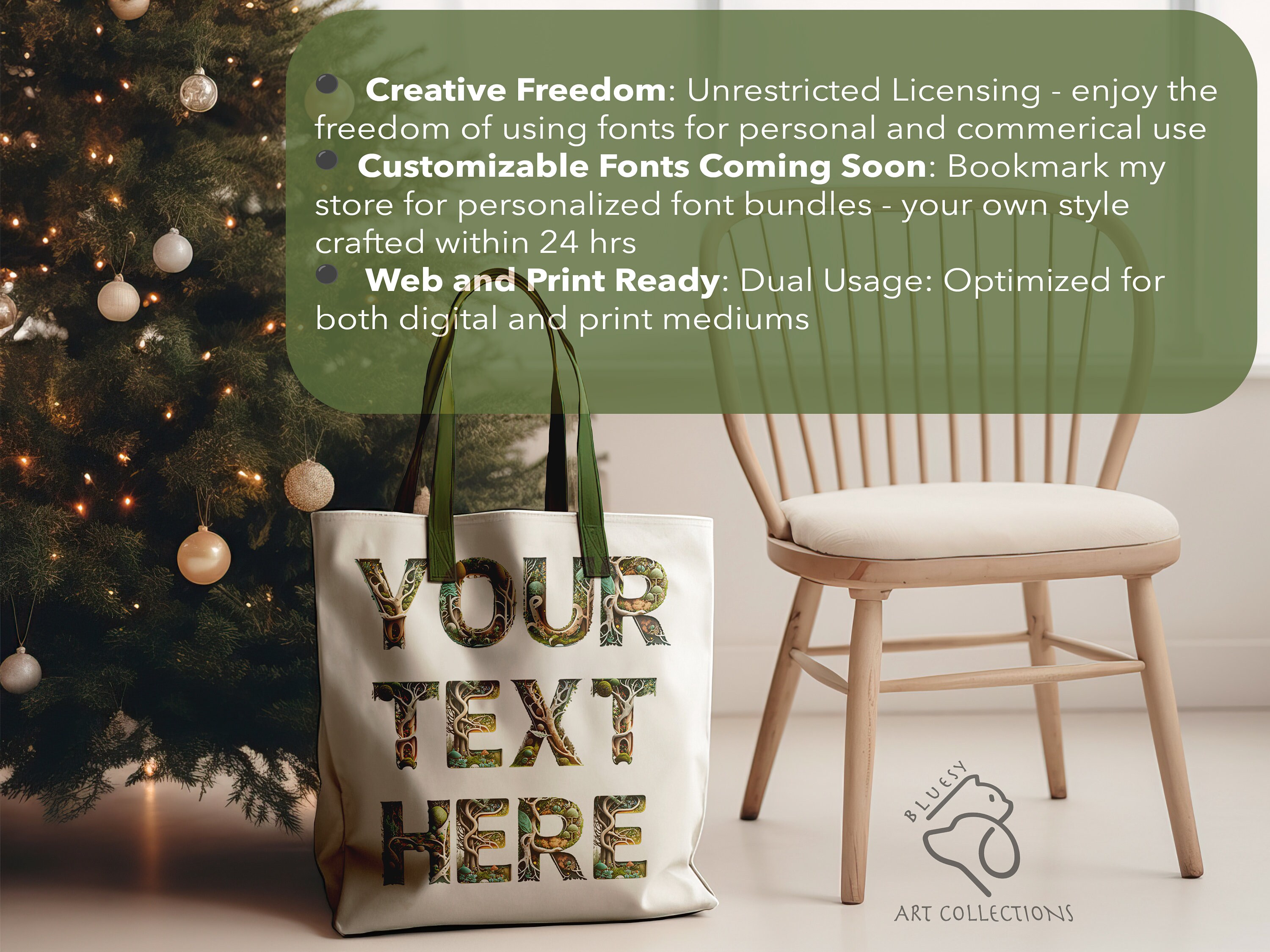 Enchanted Forest Font, Magical Alphabet Clipart, Fantasy PNG Letters ...