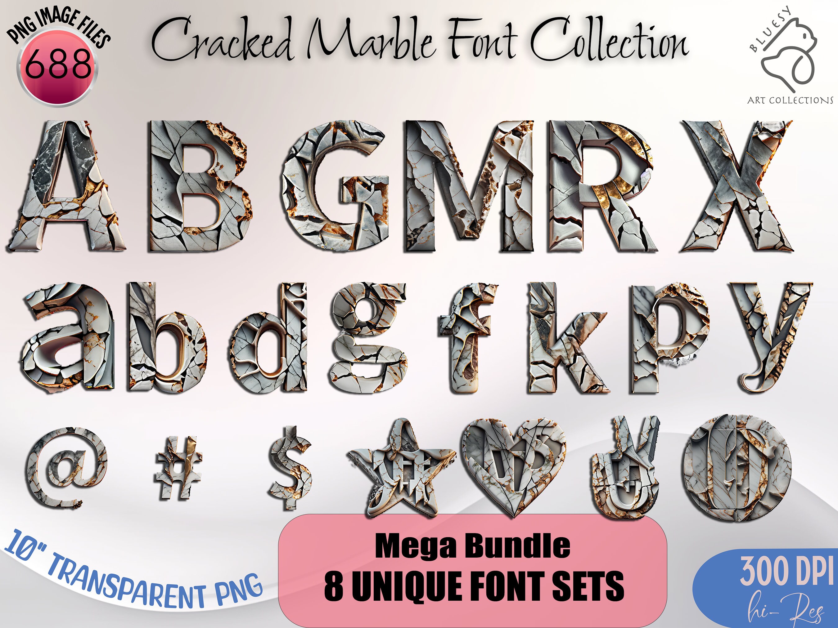 Mega Font Bundle, PNG Font, Canva Font, Downloadable Circuit Font ...