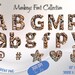 Cute Monkeys Font Bundle Animal Alphabet Clipart Animals - Etsy