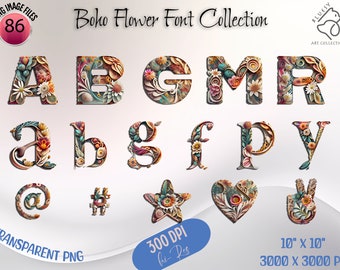 Cute Monkeys Font Bundle, Animal Alphabet Clipart, Animals PNG, Kids ...