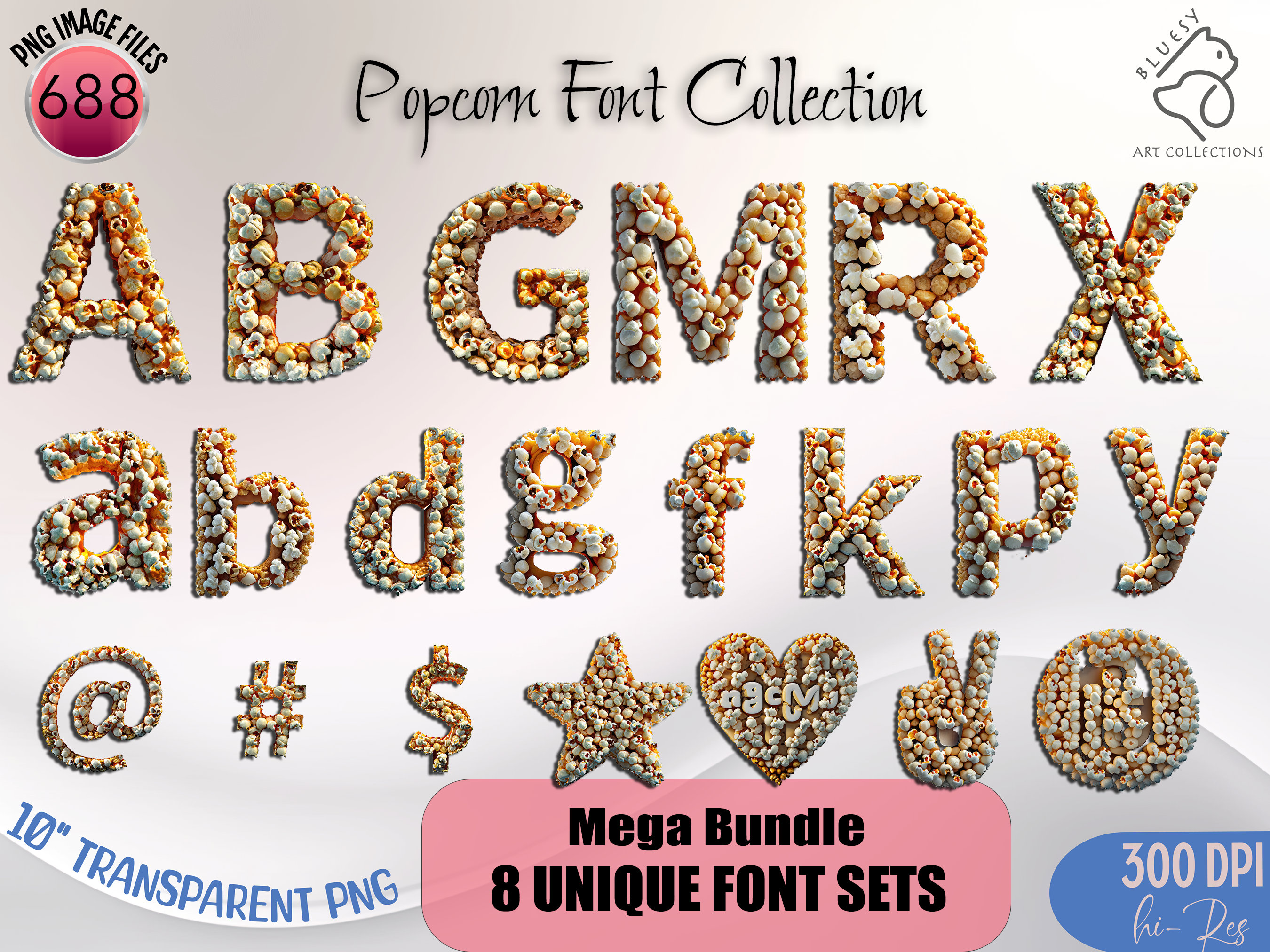 Mega Font Bundle, PNG Font, Canva Font, Downloadable Circuit Font ...