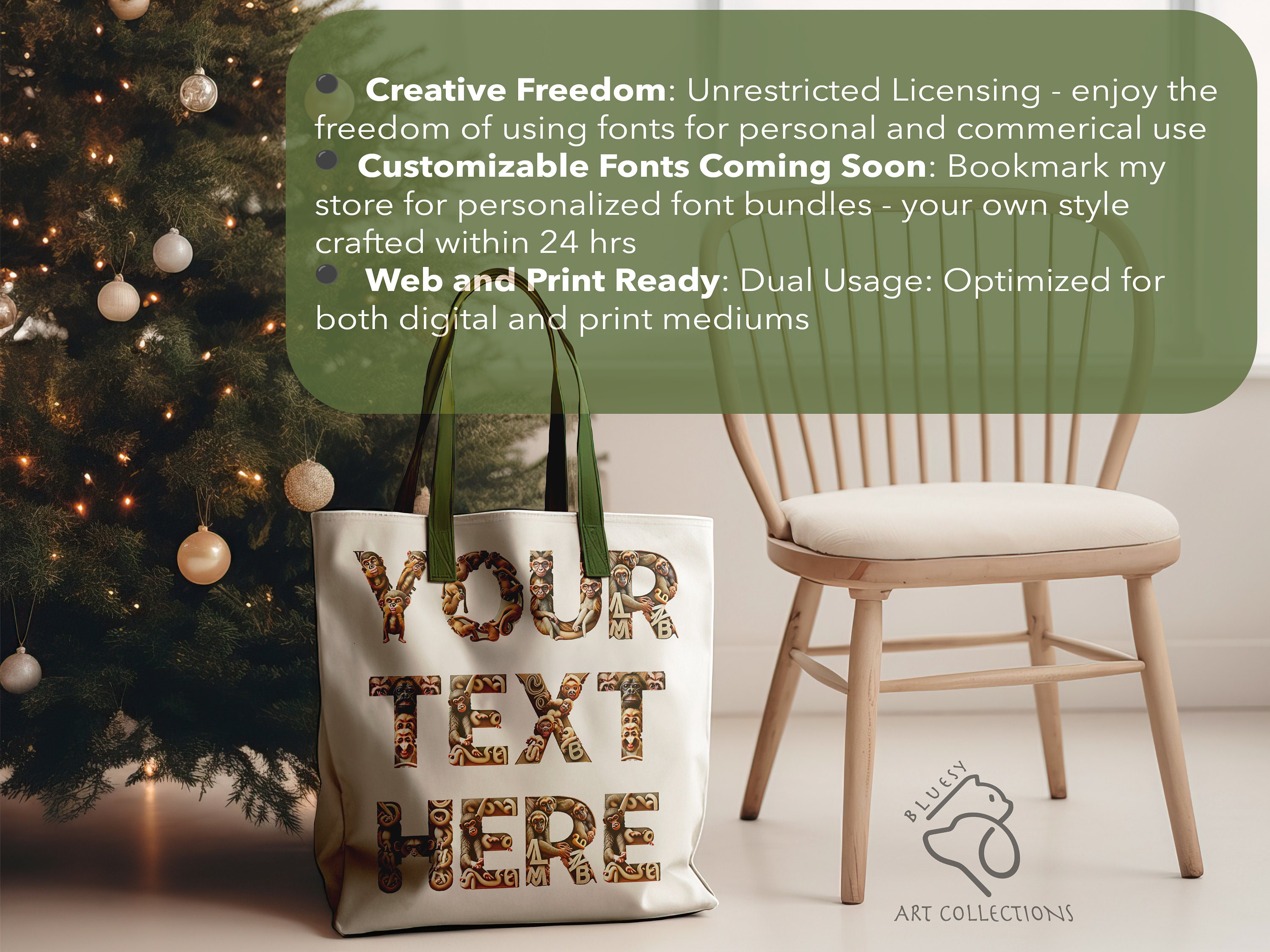 Cute Monkeys Font Bundle Animal Alphabet Clipart Animals - Etsy