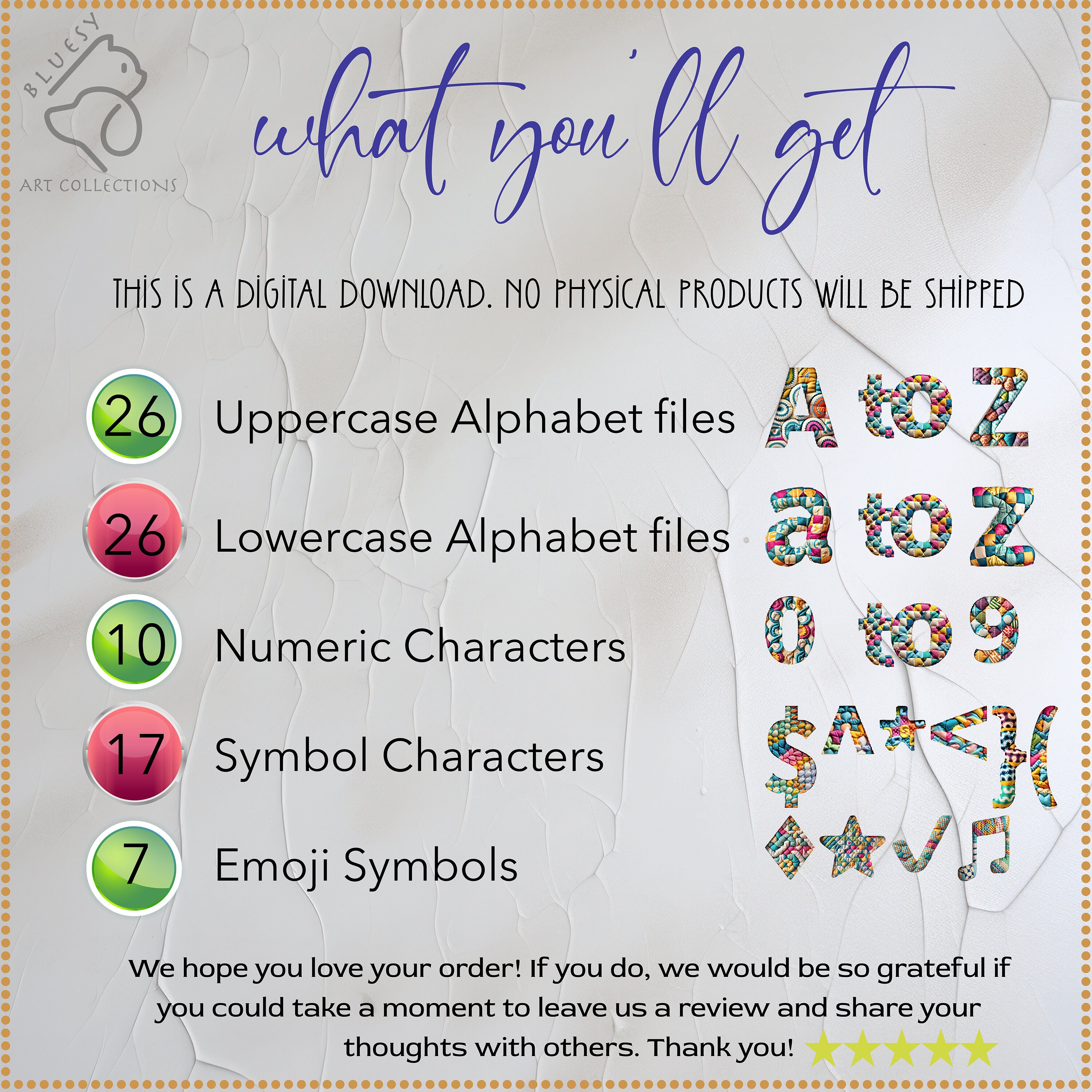 Stitched Baby Quilt Font Bundle Nursery Alphabet PNG Kids - Etsy