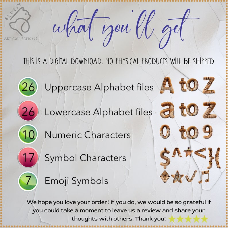 Fluffy Teddy Bear Font Bundle, Nursery Alphabet PNG, Kids Birthday ...