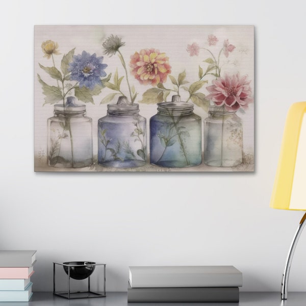 Mason Jar Wall Decor - Etsy