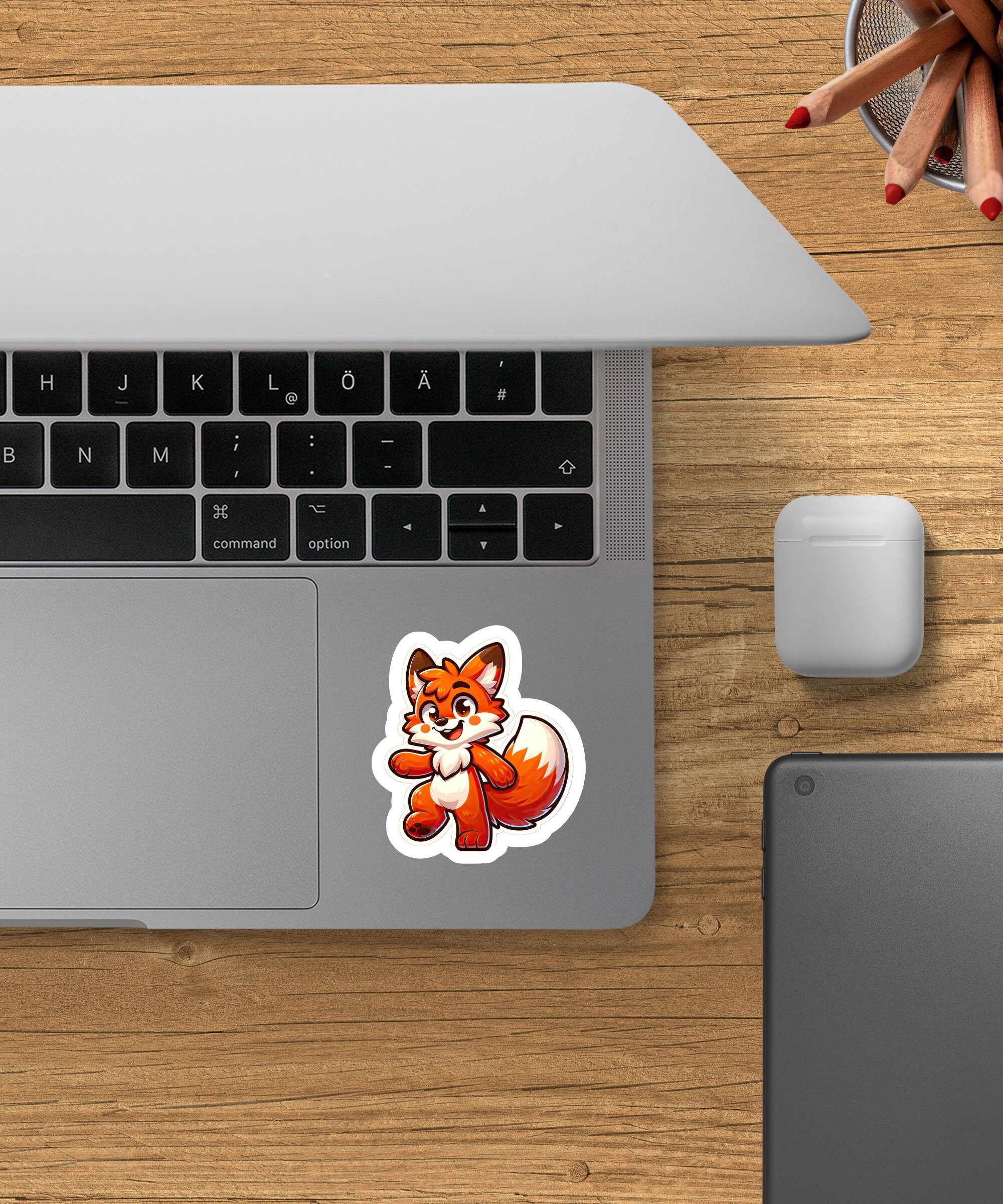 Furry Fox Sticker Design, Custom Furry Fox Stickers, Personalized Furry ...
