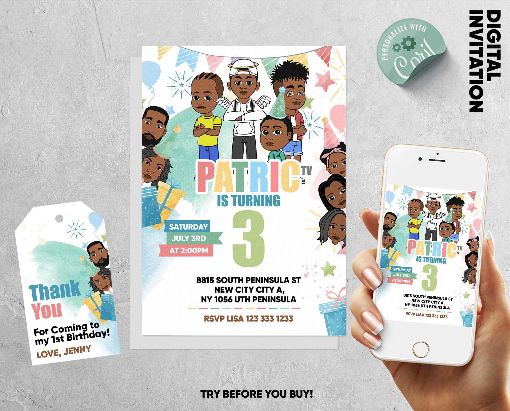 Editable Jools TV Birthday Bundle, Printable Jools TV Birthday ...