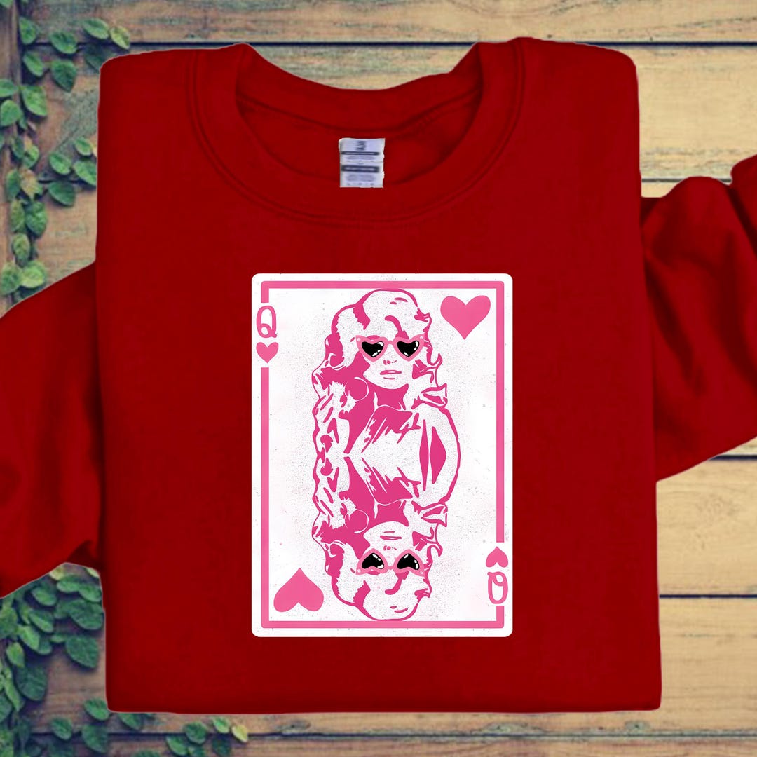 Queen of Hearts Sweater, Valentine's Day Jumper, Queen Valentine Jumper ...