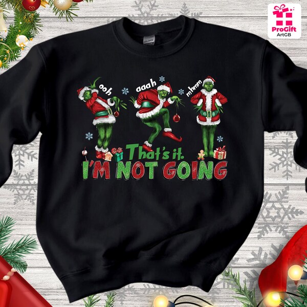 Grinch Jumper - Etsy UK