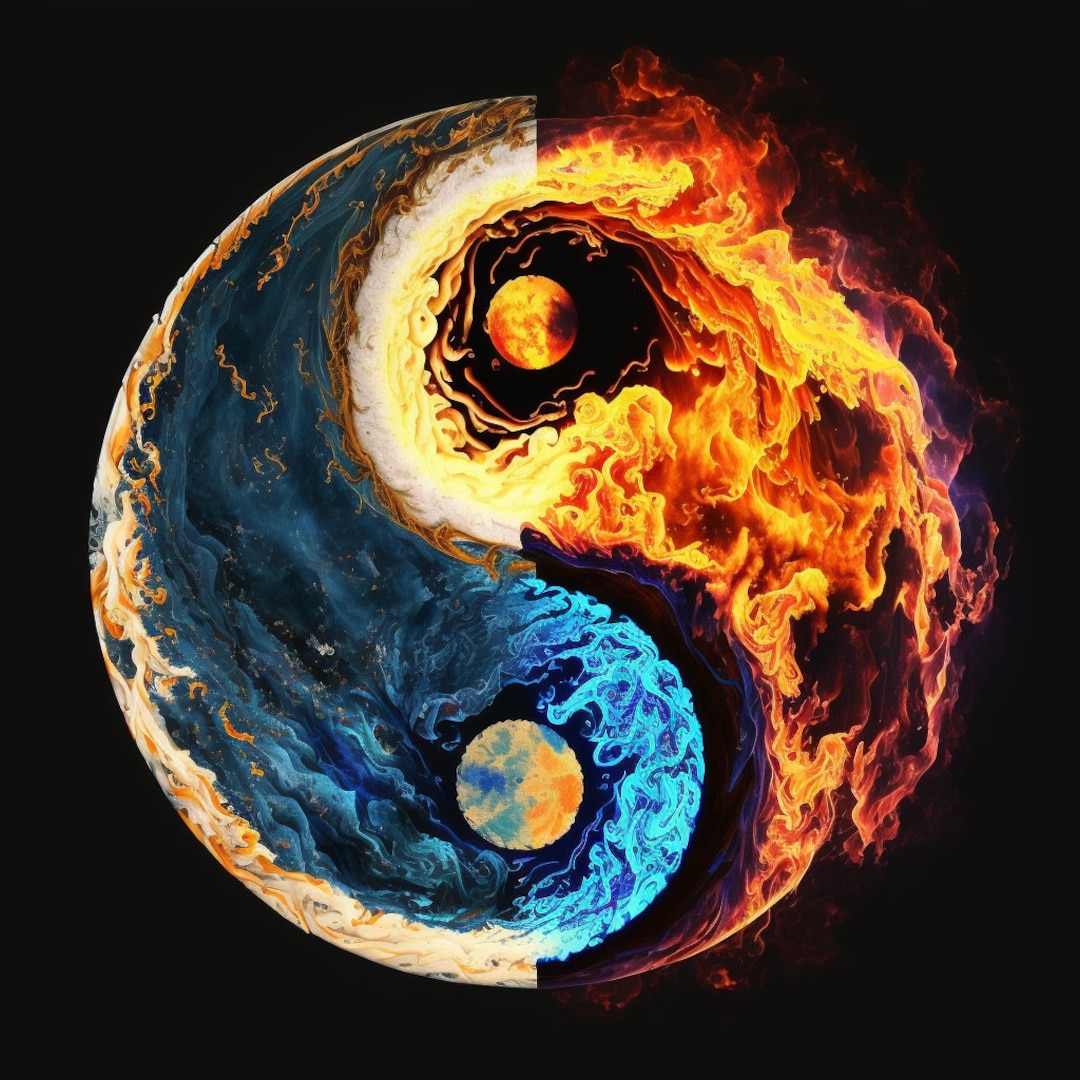 Yin Yang, Yin-yang, Digital Avatar Profile Pic, AI Avatar Pic, Avatar ...