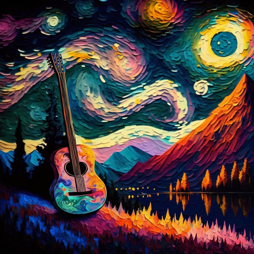 Guitar, Guitar Art, Guitar Digital Art, Music, Instruments, Musical ...