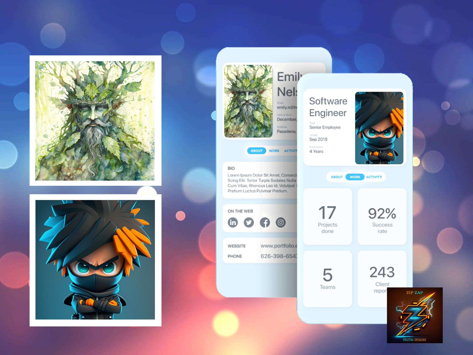 Cyberpunk Samurai, Digital Avatar Profile Pic, AI Avatar Pic, Avatar ...