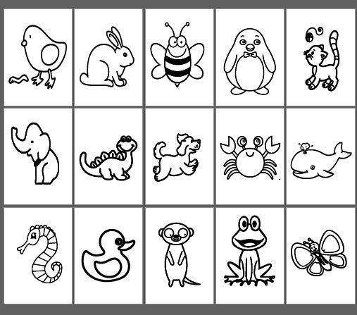 Printable Coloring Pages for Kids, Preschoolers, Coloring Book ...