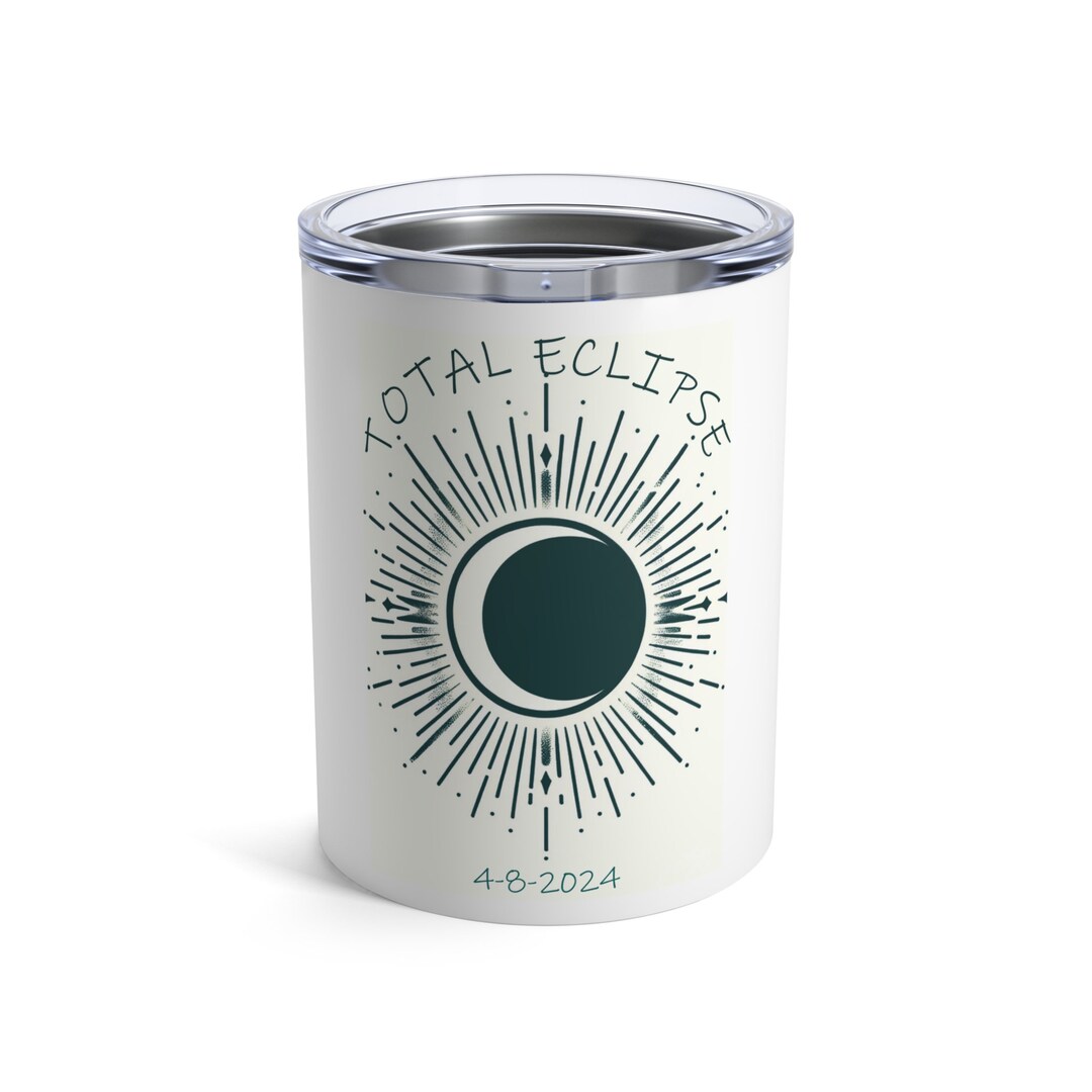 10oz Solar Eclipse Glass, Solar Eclipse Gift, 2024 Gift, Total Solar ...