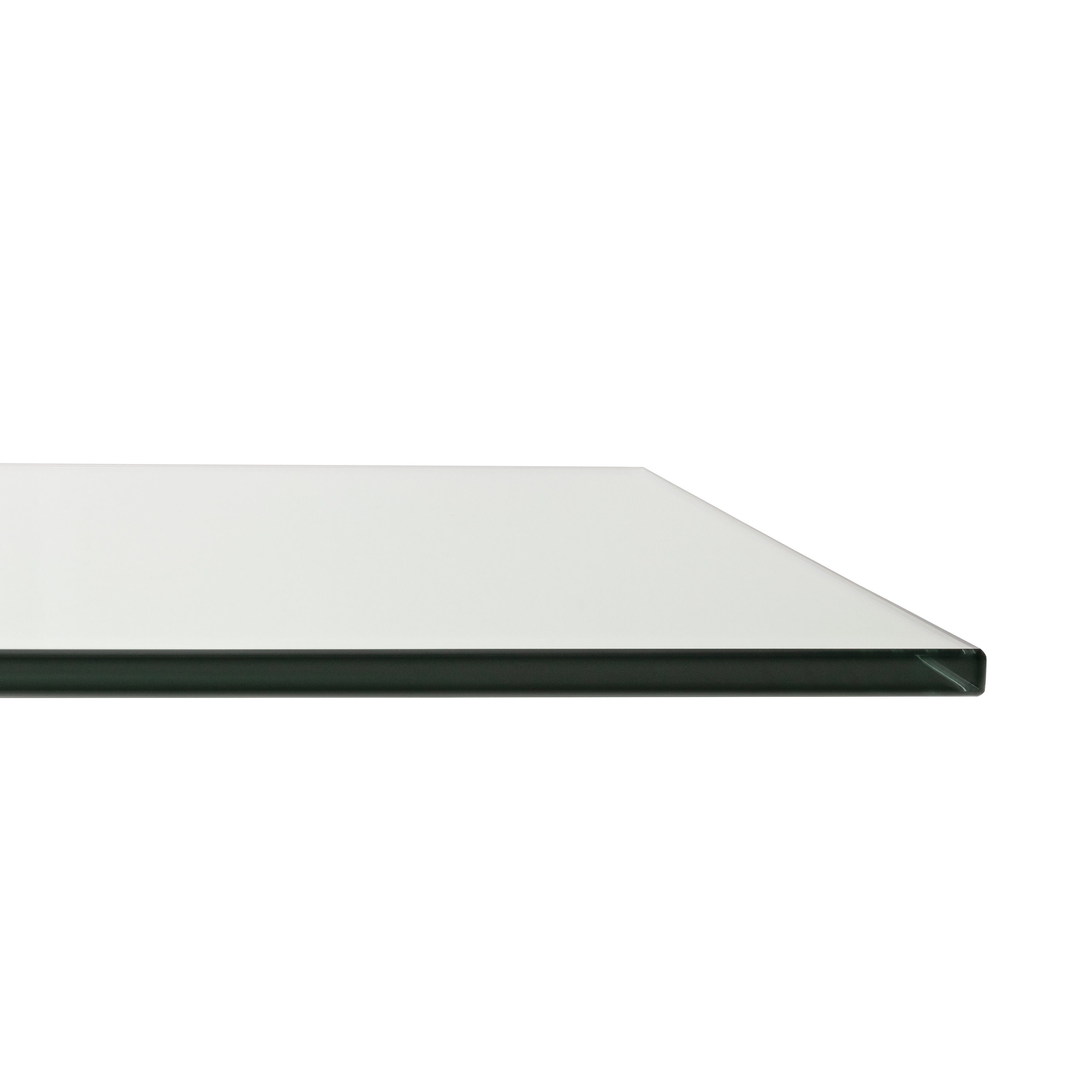 Pro Custom Cut Square Glass Table Top With Flat Polish Edge Etsy