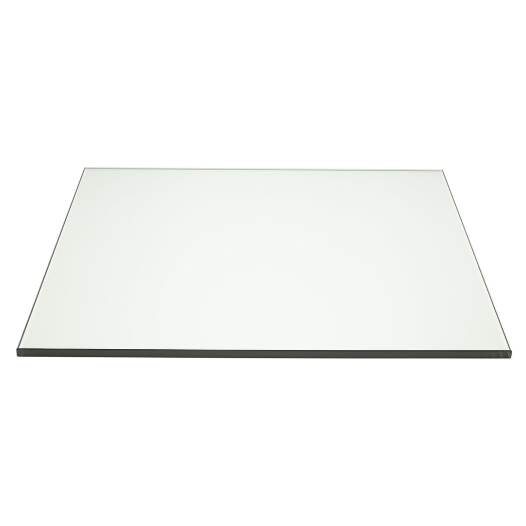 Pro Custom Cut - Square Glass Table Top With Flat Polish Edge - Etsy