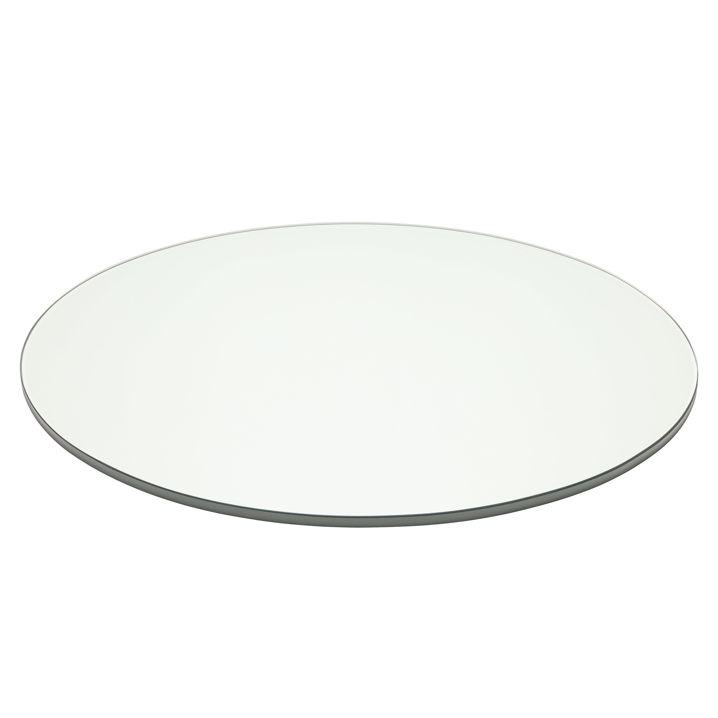 5 foot round glass table top store